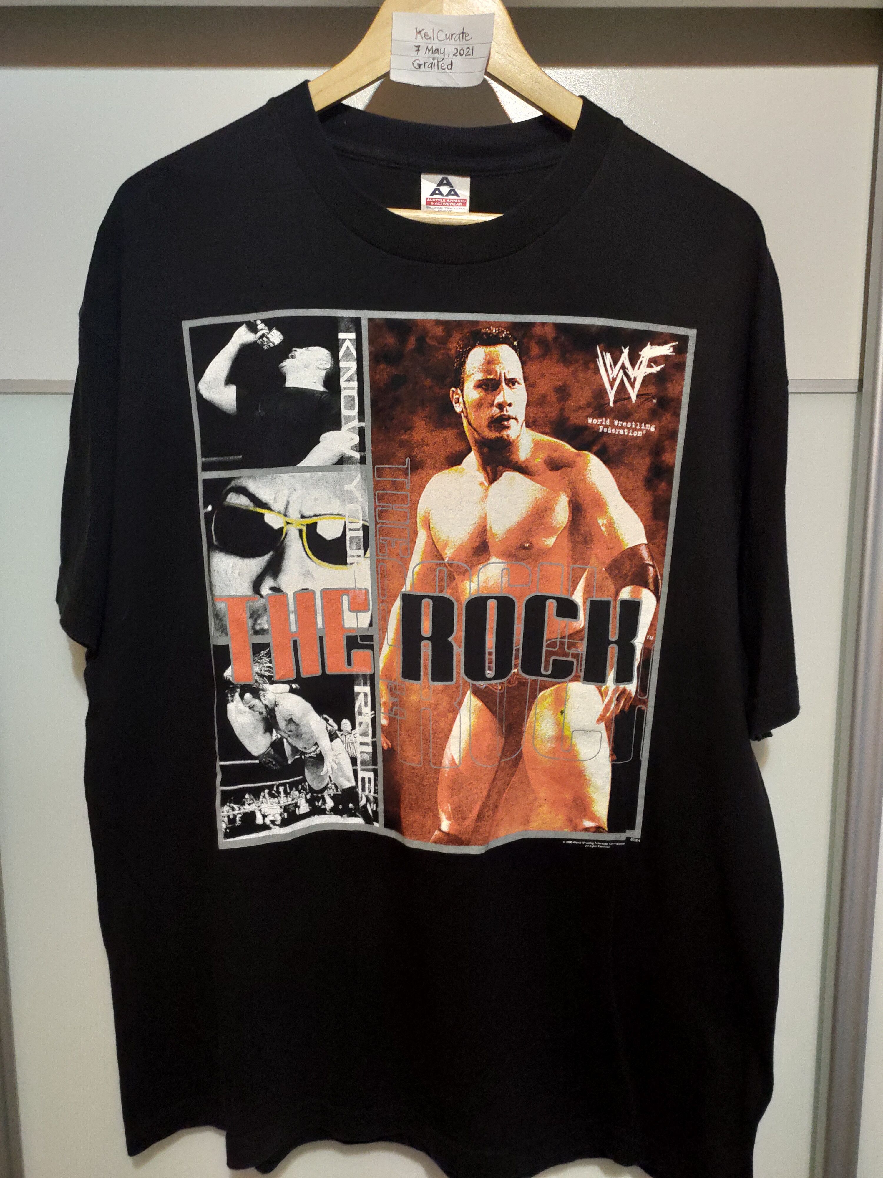 Vintage Vtg The Rock -Layeth the Smacketh Down. Raw Smackdown | Grailed
