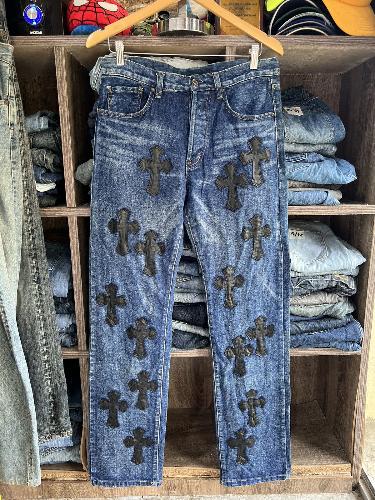 Japanese Brand 🔥Custom Cross Patches Denim | Grailed