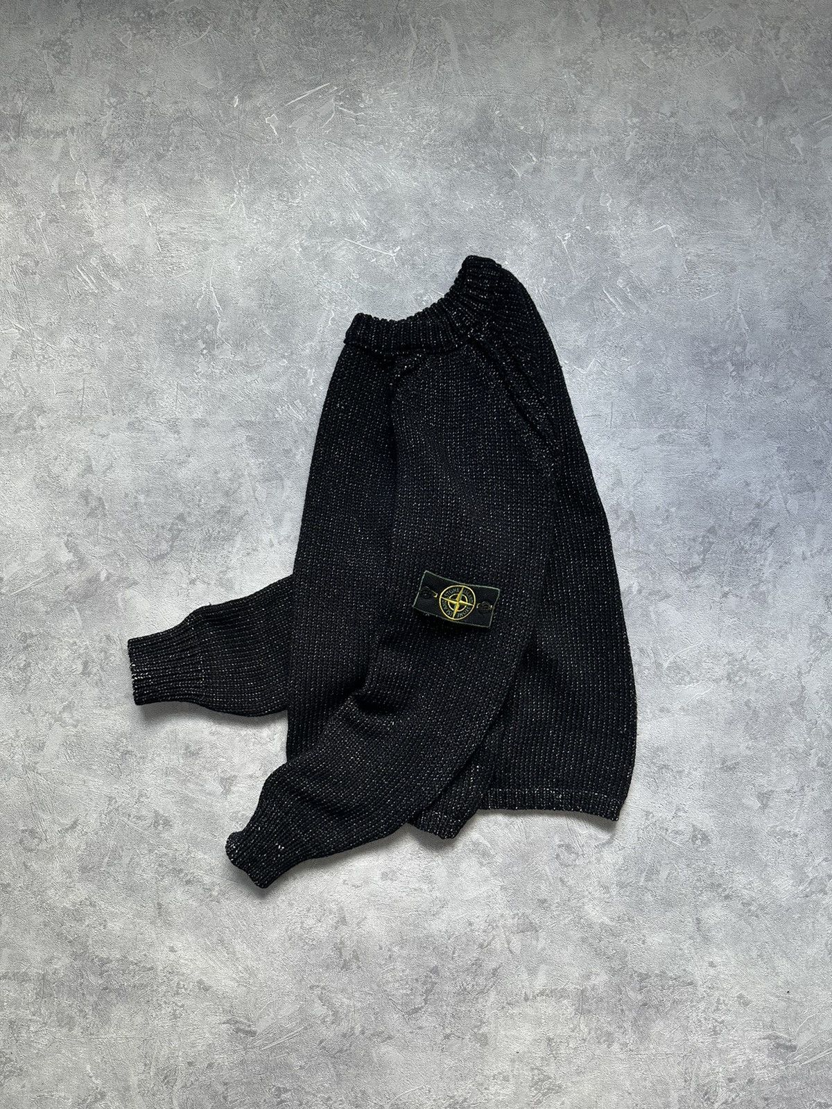 Massimo Osti × Stone Island × Vintage Vintage Stone Island Knit Sweater Very Rare Colour A/W ...