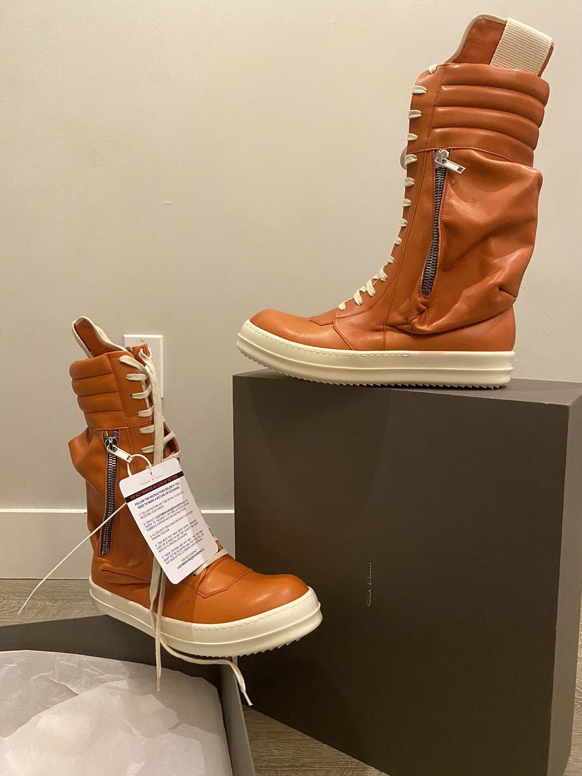 Rick Owens Rick Owens Cargo Basket High-Top Sneakers | Grailed