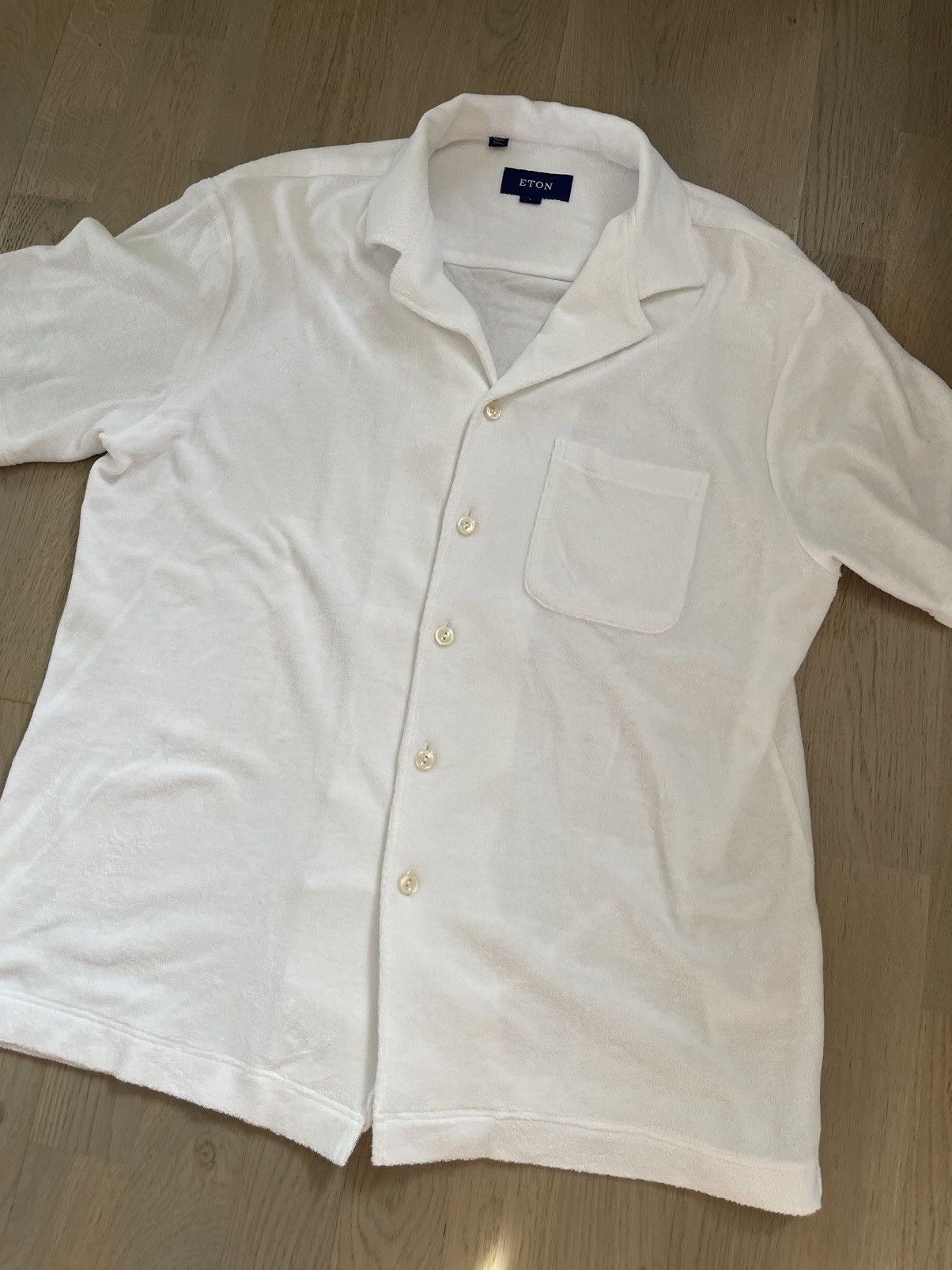 Eton ETON shirt real sizes in photos by tape measure | Grailed