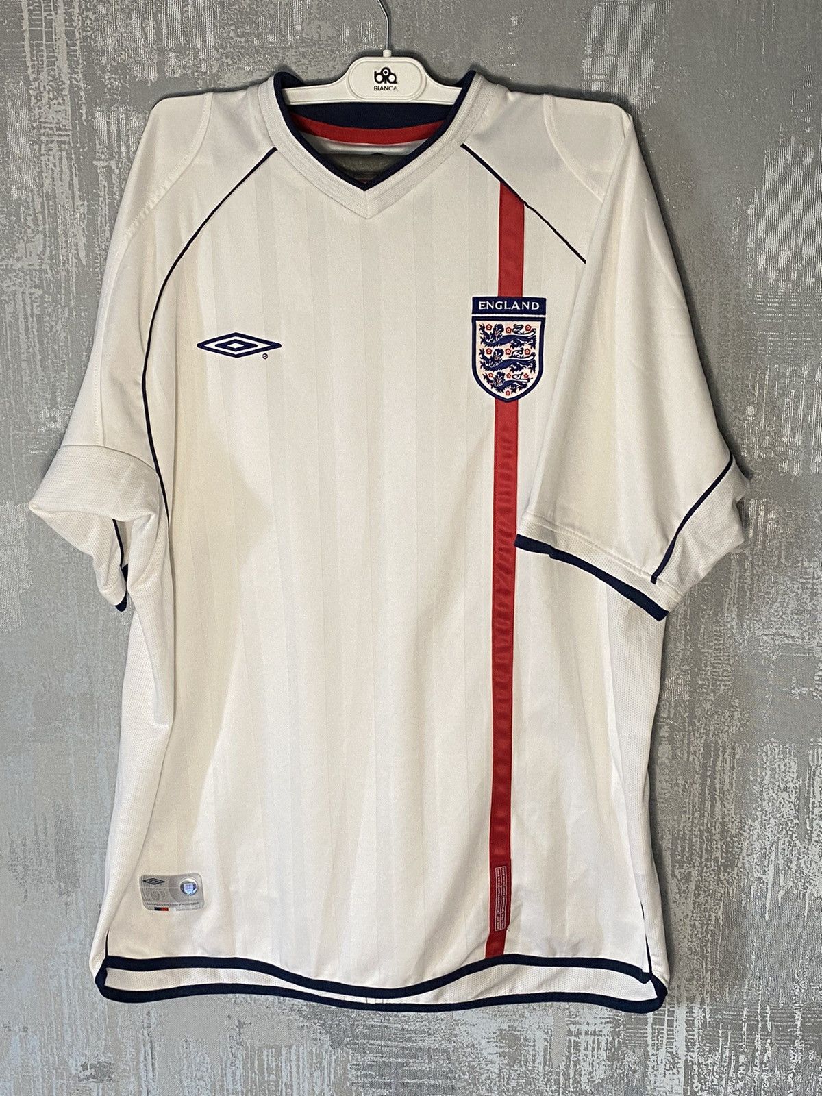 Umbro Vintage England National Team Umbro Soccer Jersey 2001 | Grailed