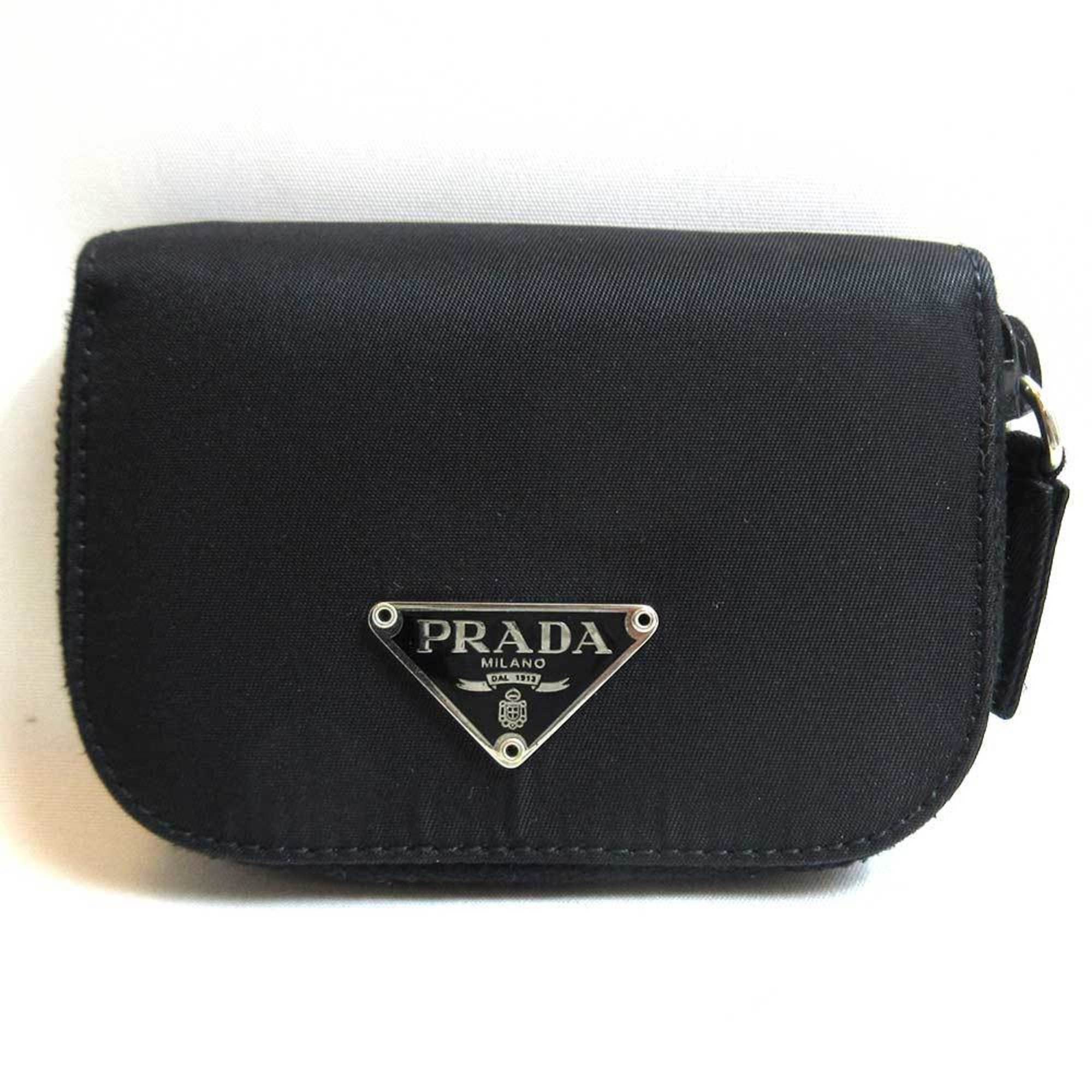 Prada Prada wallet coin case purse Nero black M268X nylon PRADA | Grailed