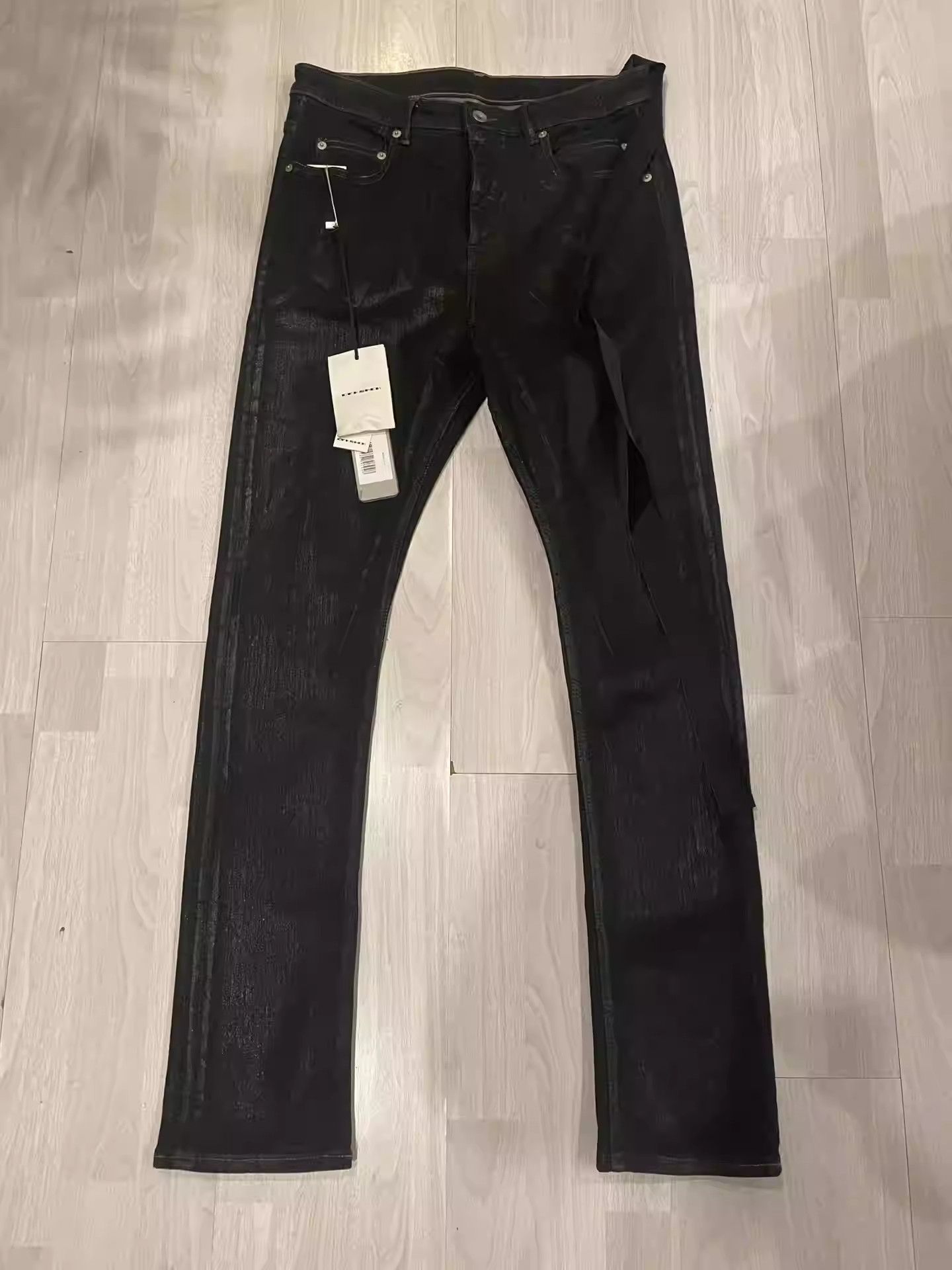 Rick Owens Rick Owens Drkshdw Detroit cut skinny wax jeans | Grailed