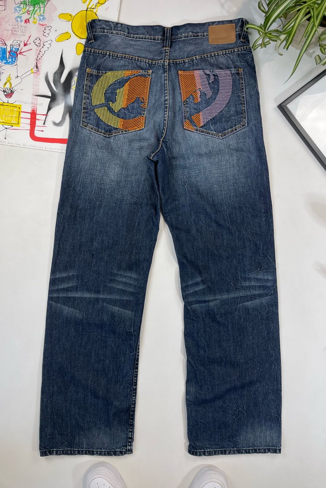 Ecko Unltd. × Streetwear × Vintage Vintage Y2K Ecko untld Camo rhino wide leg baggy jeans | Grailed