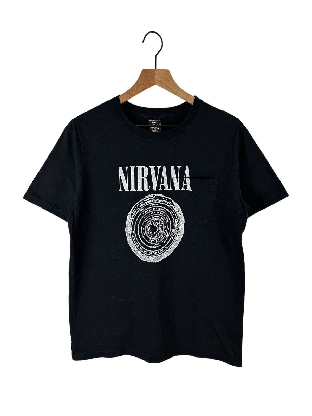 Number (N)ine Number Nine x Nirvana Logo Print T-Shirts | Grailed