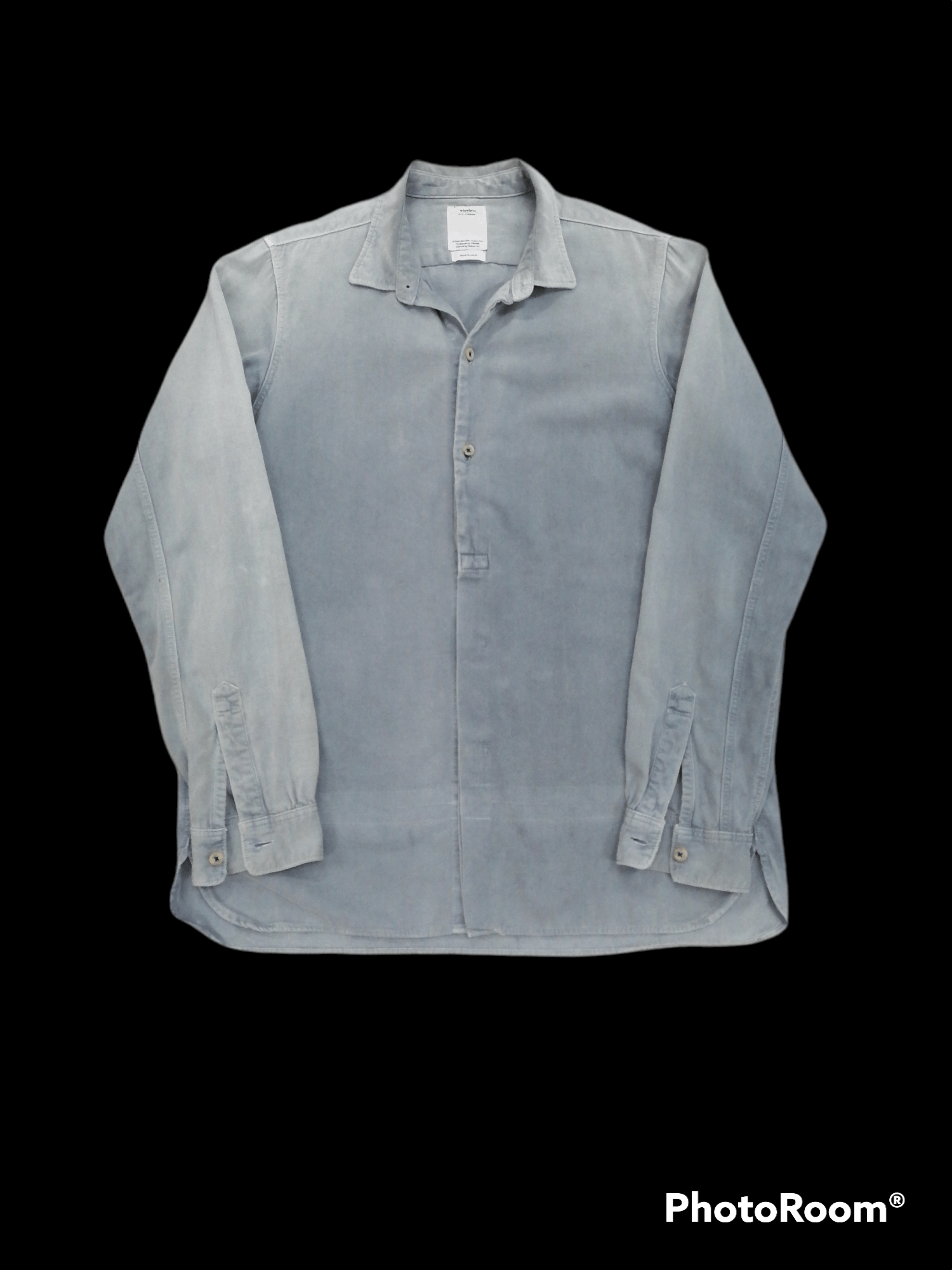 Visvim Visvim Plain Faded Blue Grey Button Shirts | Grailed