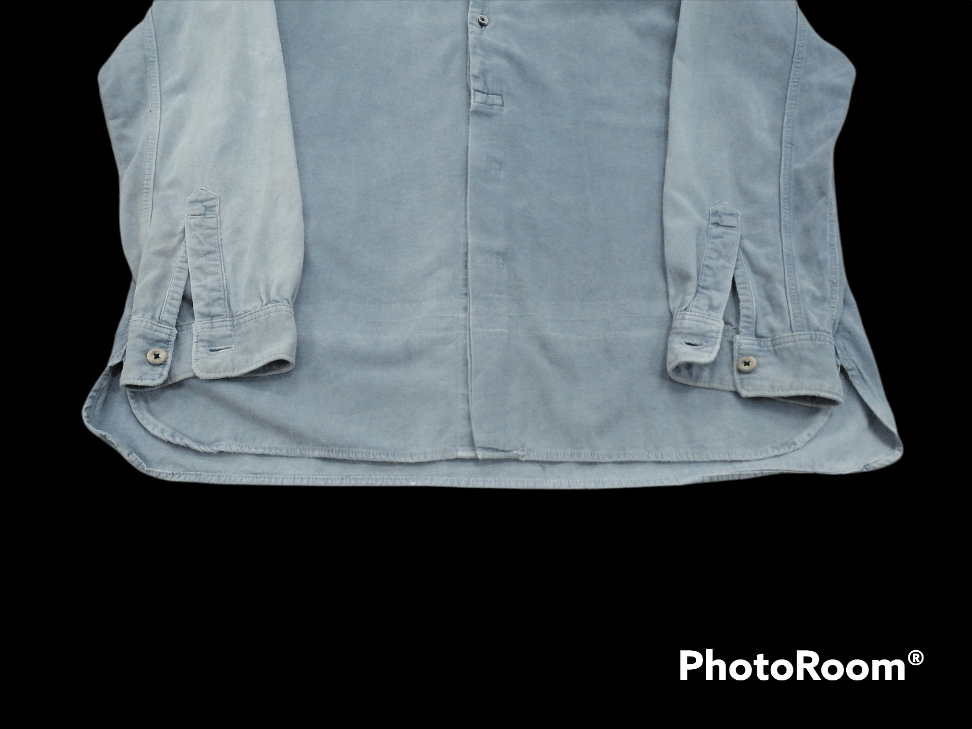 Visvim Visvim Plain Faded Blue Grey Button Shirts | Grailed