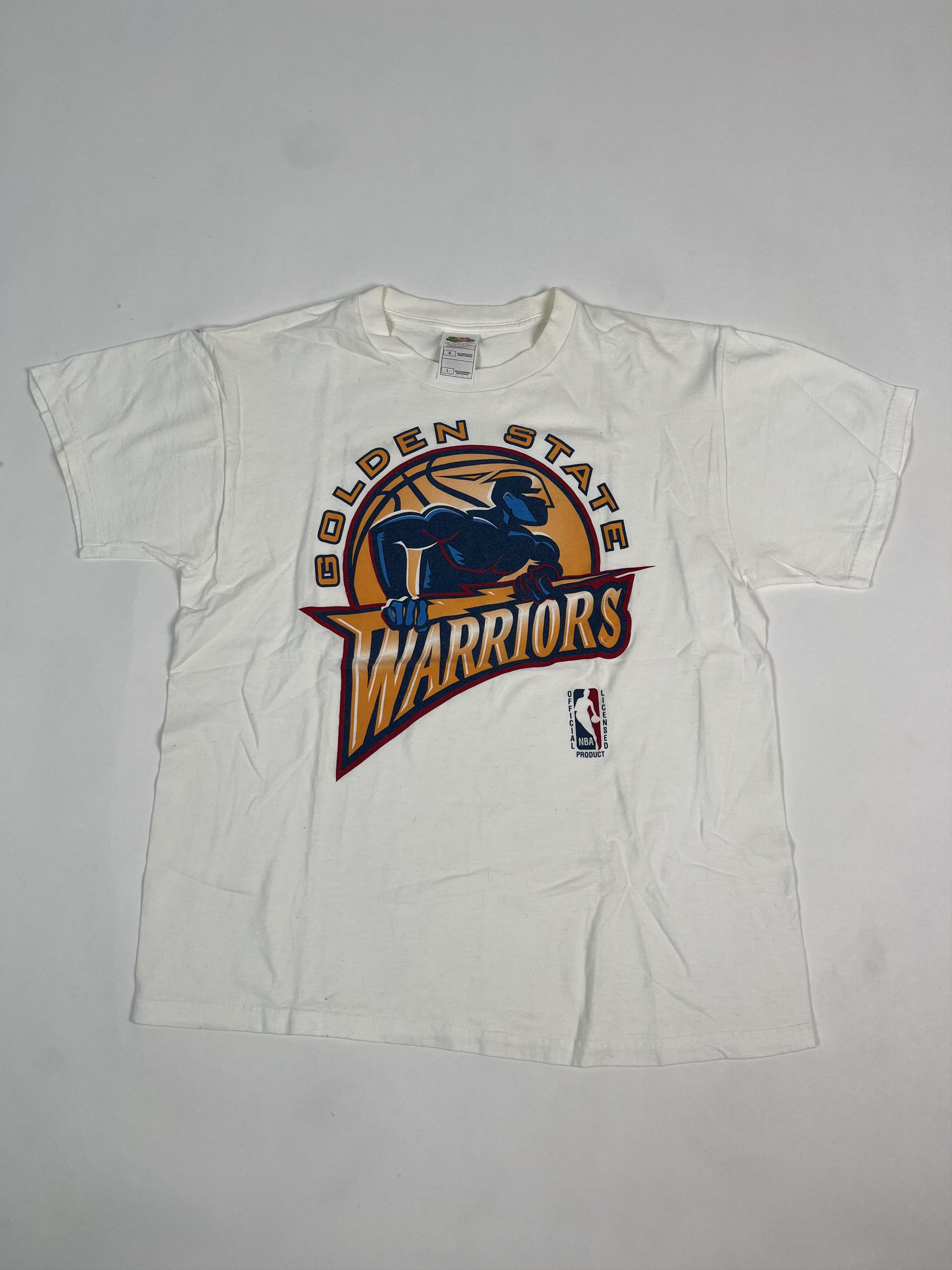 Fruit Of The Loom × NBA × Vintage 00s NBA Golden State Warriors Logo ...