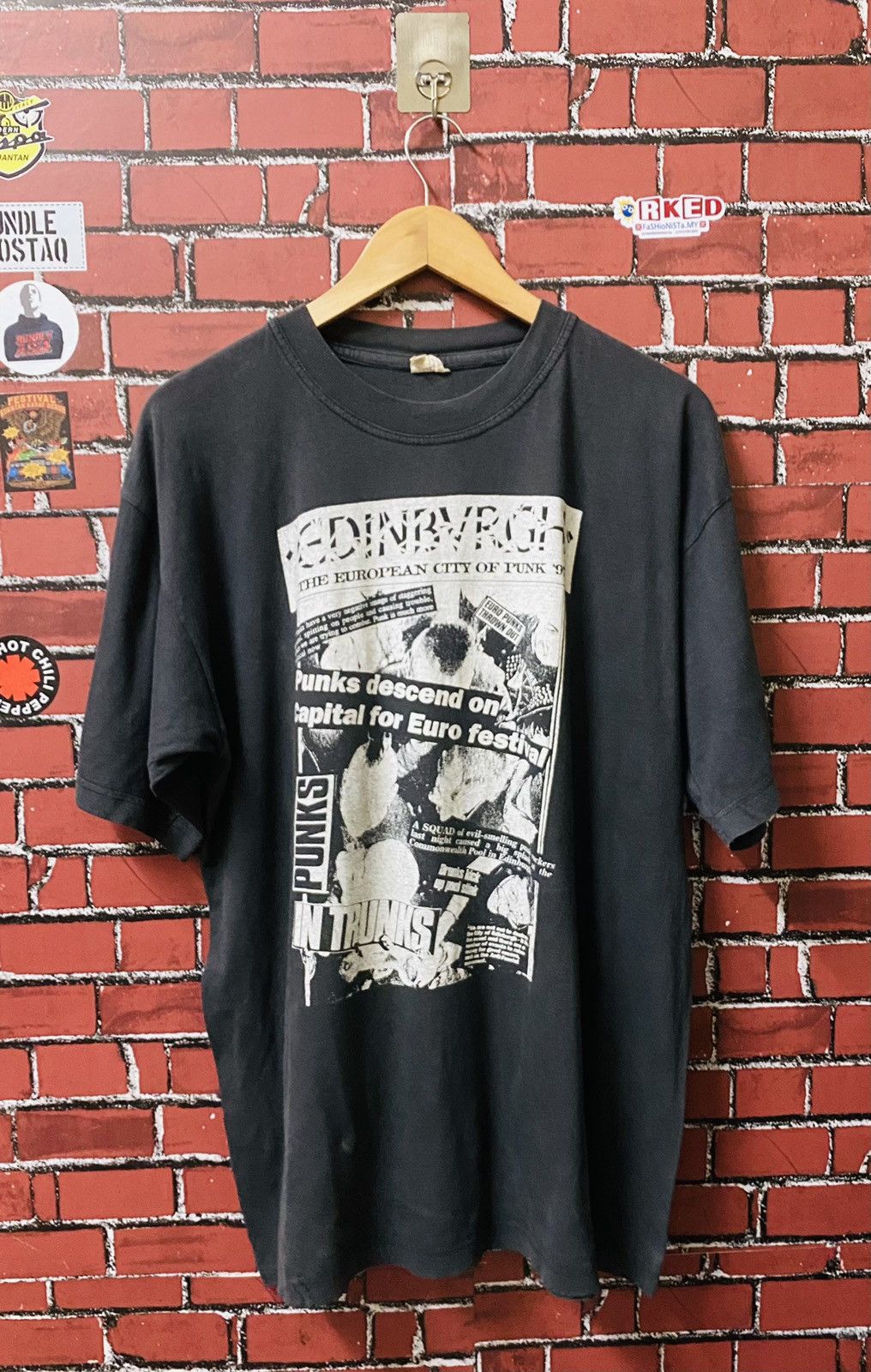 Vintage European City Of Punk 97 (EDINBVRGH) | Grailed