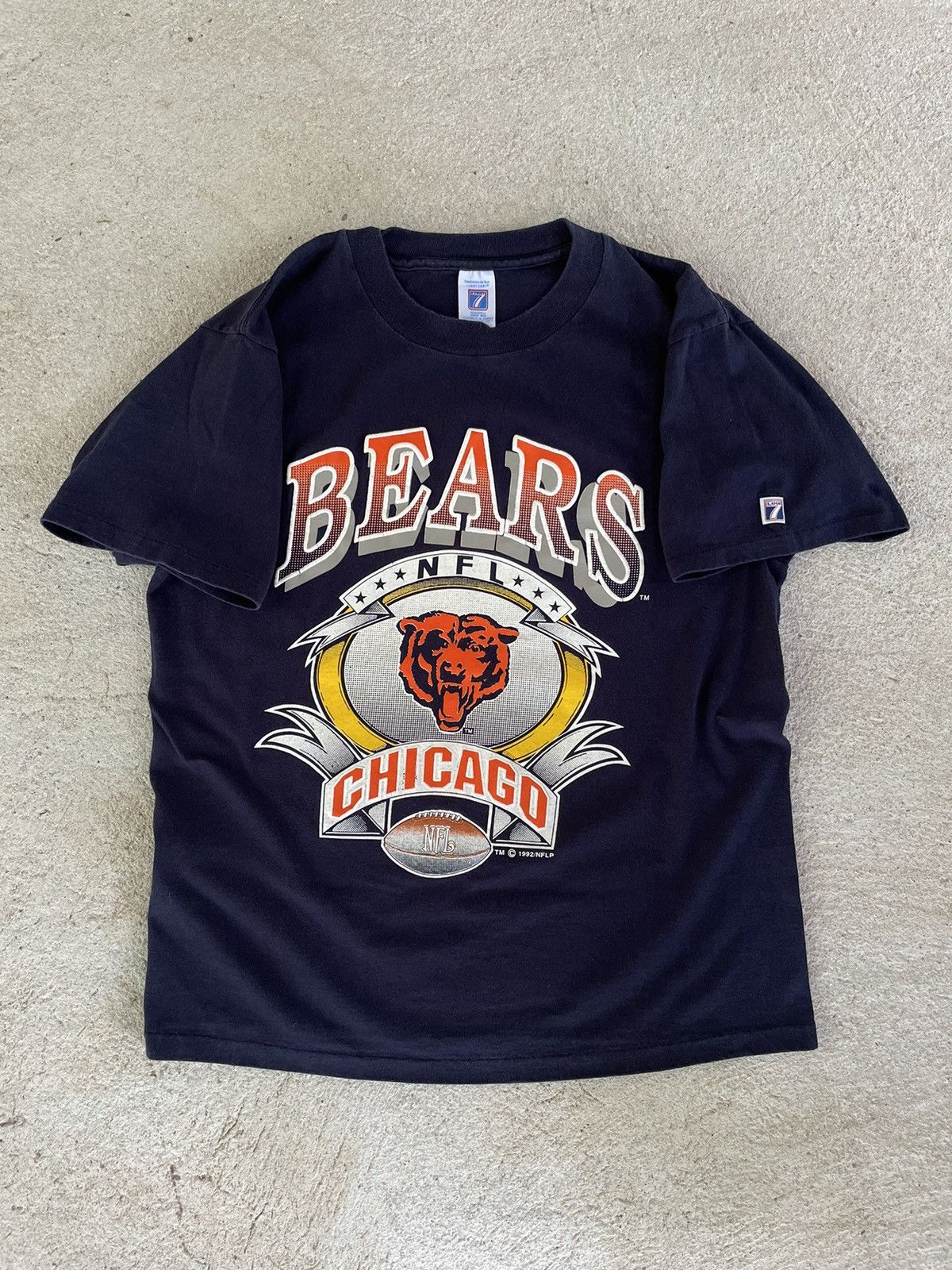 Vintage Vintage 1992 Chicago Bears NFL Logo 7 T Shirt | Grailed