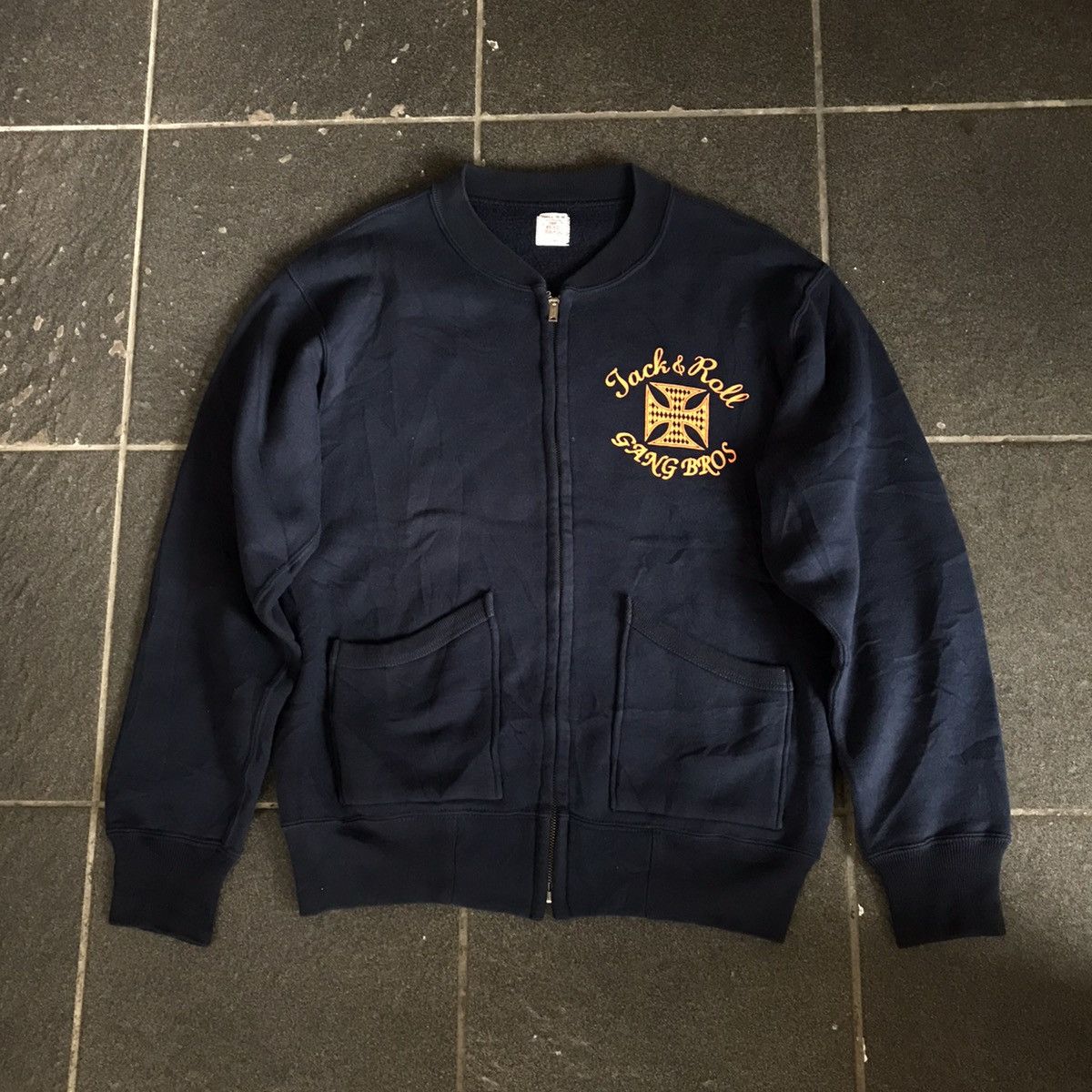 The Flat Head Vintage 90's The Flathead Zipp Sweatshirt | Grailed