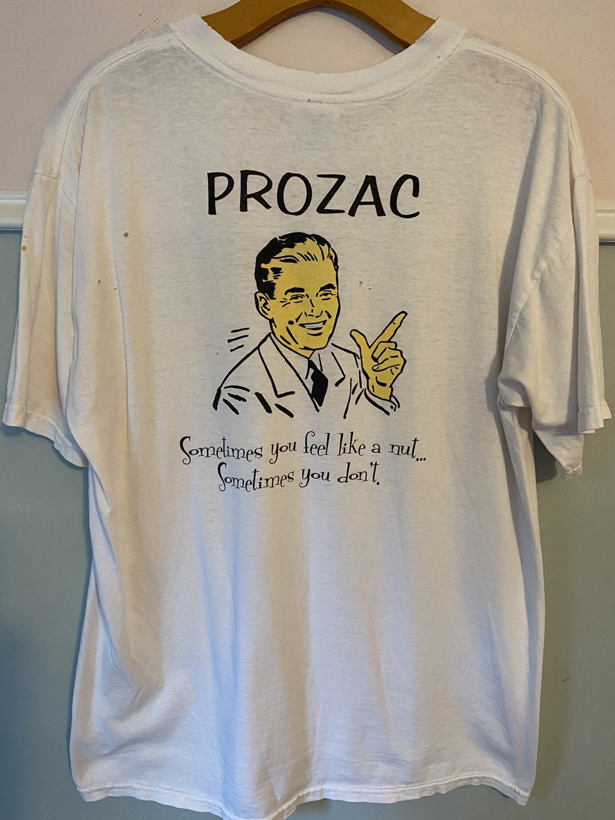 Japanese Brand × Streetwear × Vintage Rare Vintage 90s Prozac T Shirt ...