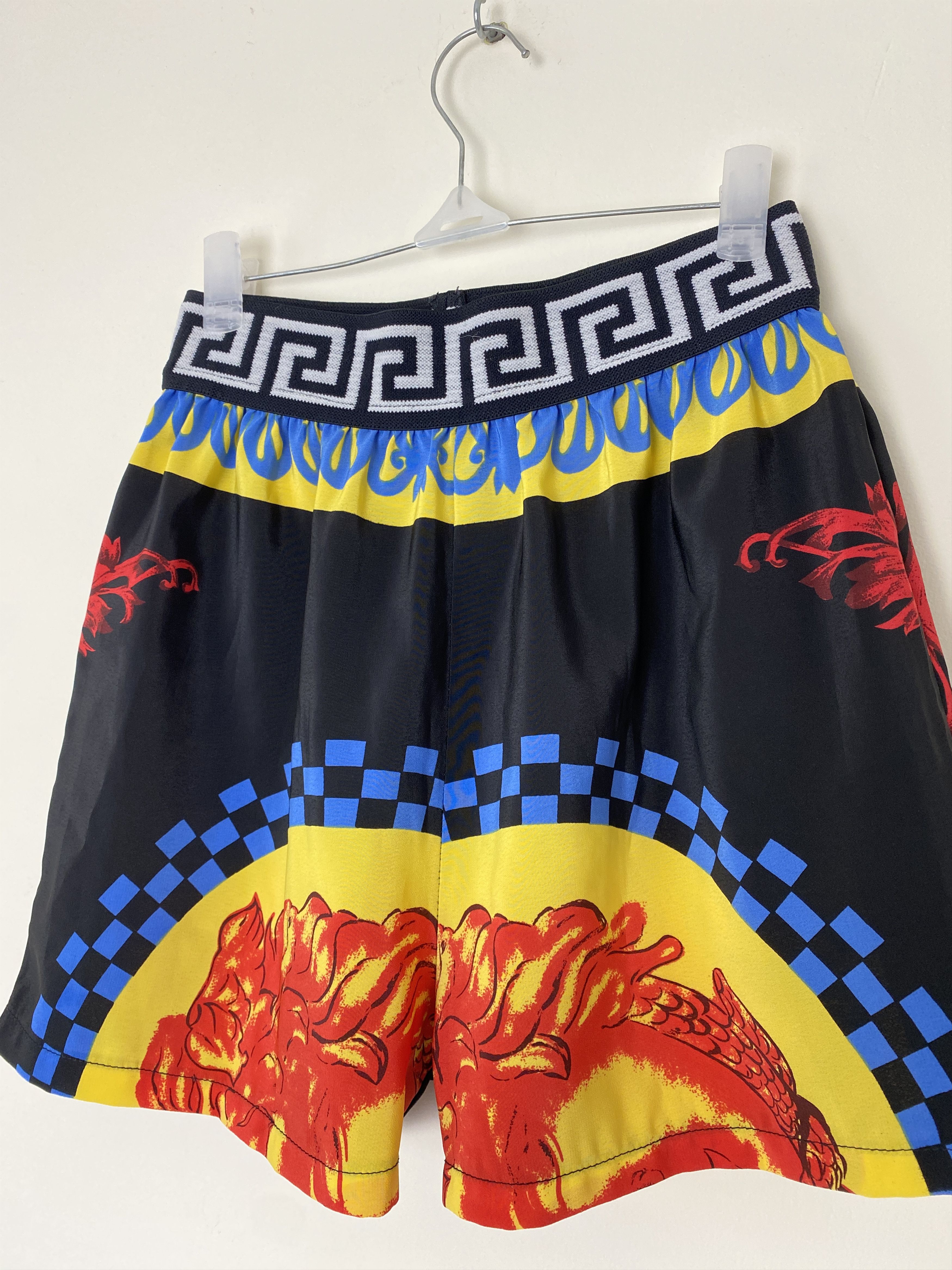 Versace × Vintage Vintage Gianni Versace G/V Via Spiga Swim Shorts ...