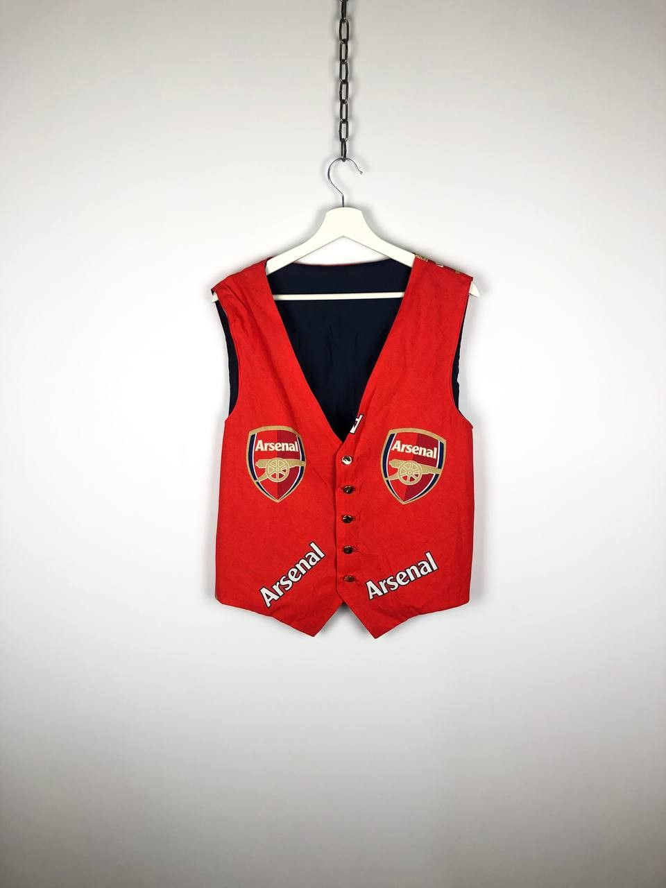 Vintage Vintage Arsenal Fun Vest Monogram Logo size M | Grailed