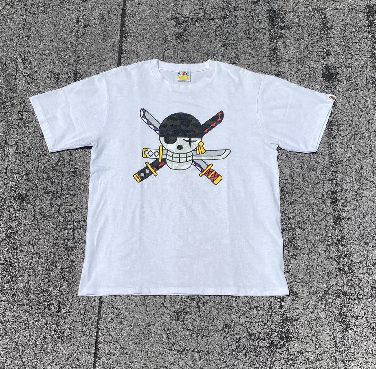 Bape × One Piece BAPE x ONE PEICE ZORO TEE | Grailed
