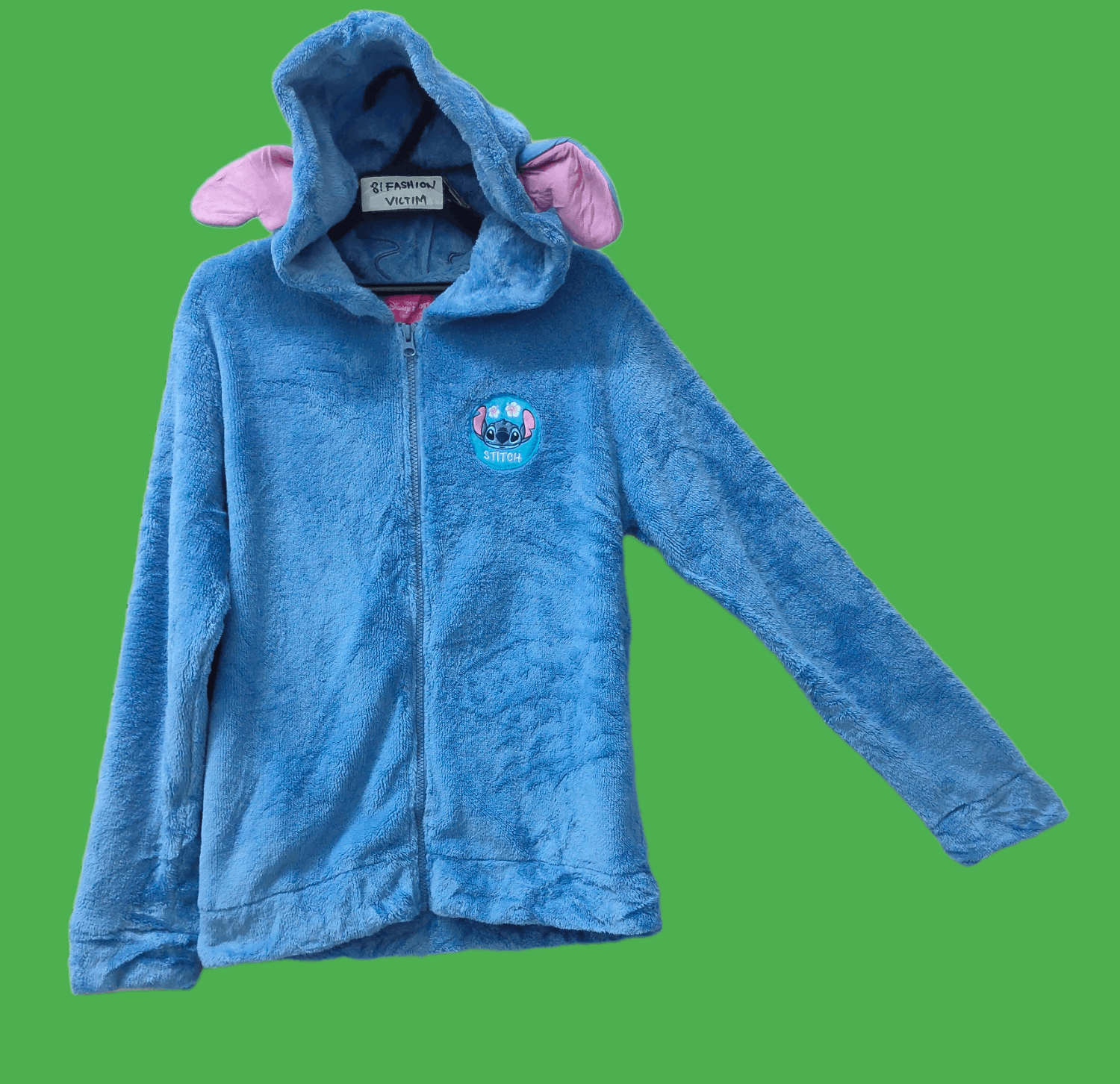 Disney Lilo & Stitch Fleece Zipper Up Hoodie Jacket | Grailed