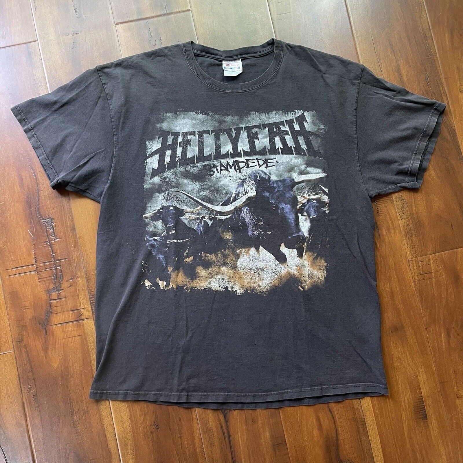 Band Tees HELLYEAH Stampede Heavy metal rock band tee Album Cover tour ...