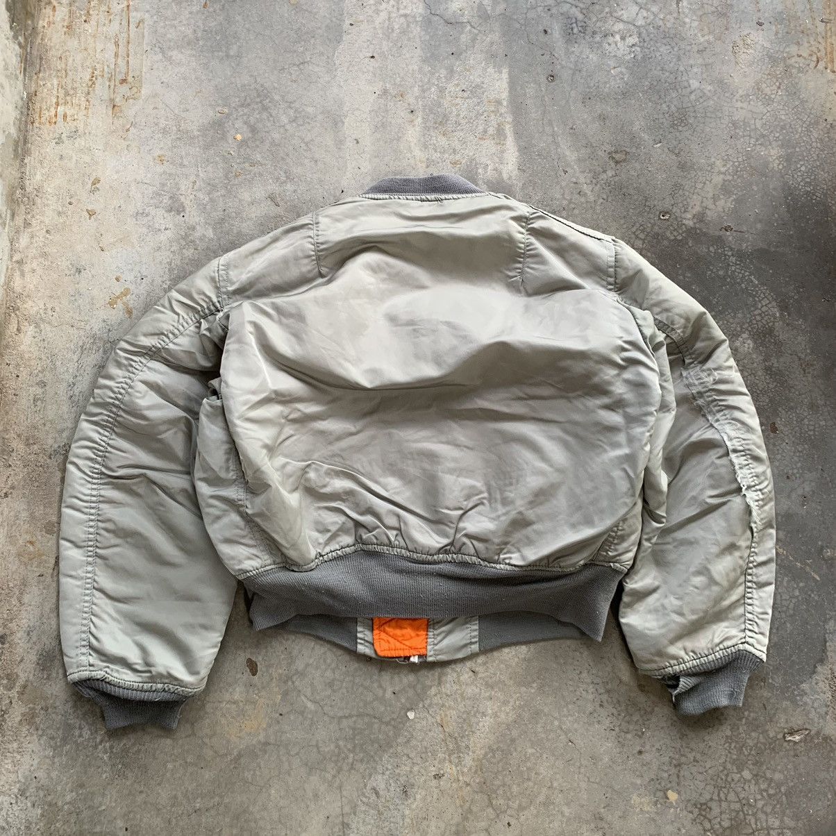 Alpha Industries Vintage Distressed US Army MA-1 Reversible Bomber Jacket | Grailed