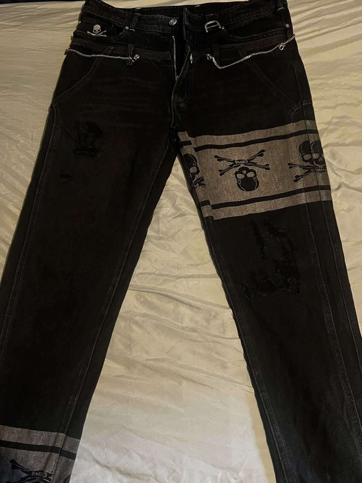 C2H4 × Mastermind Japan Mastermind Japan X CH24 jeans | Grailed