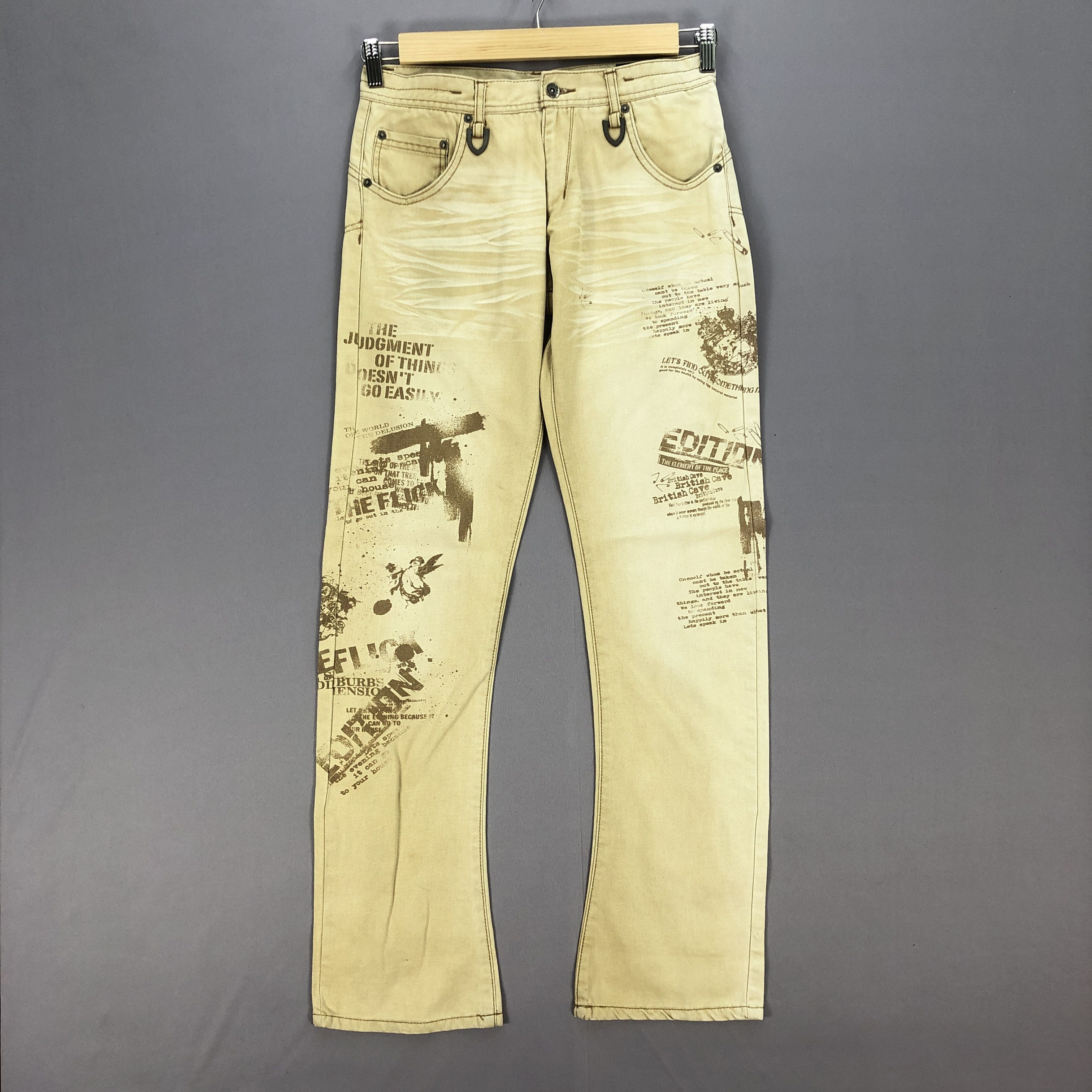 Japanese Brand × Streetwear × Vintage Vintage Semantic Design Jeans ...