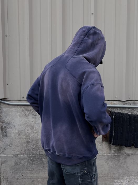 Vintage Blank Sun Faded Hoodie | Grailed
