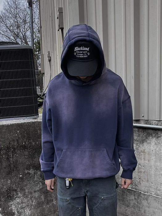 Vintage Blank Sun Faded Hoodie | Grailed