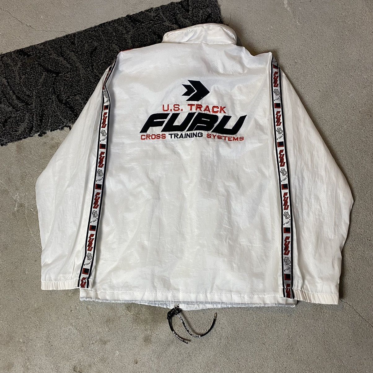 Vintage Vintage 90s Fubu Sport Track Jacket Tracksuit Jacket y2k rap ...