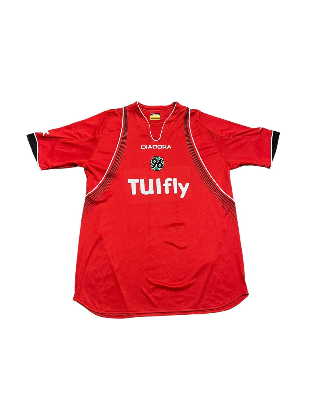Diadora × Soccer Jersey Diadora Hannover 96 2007-2008 Home Soccer ...