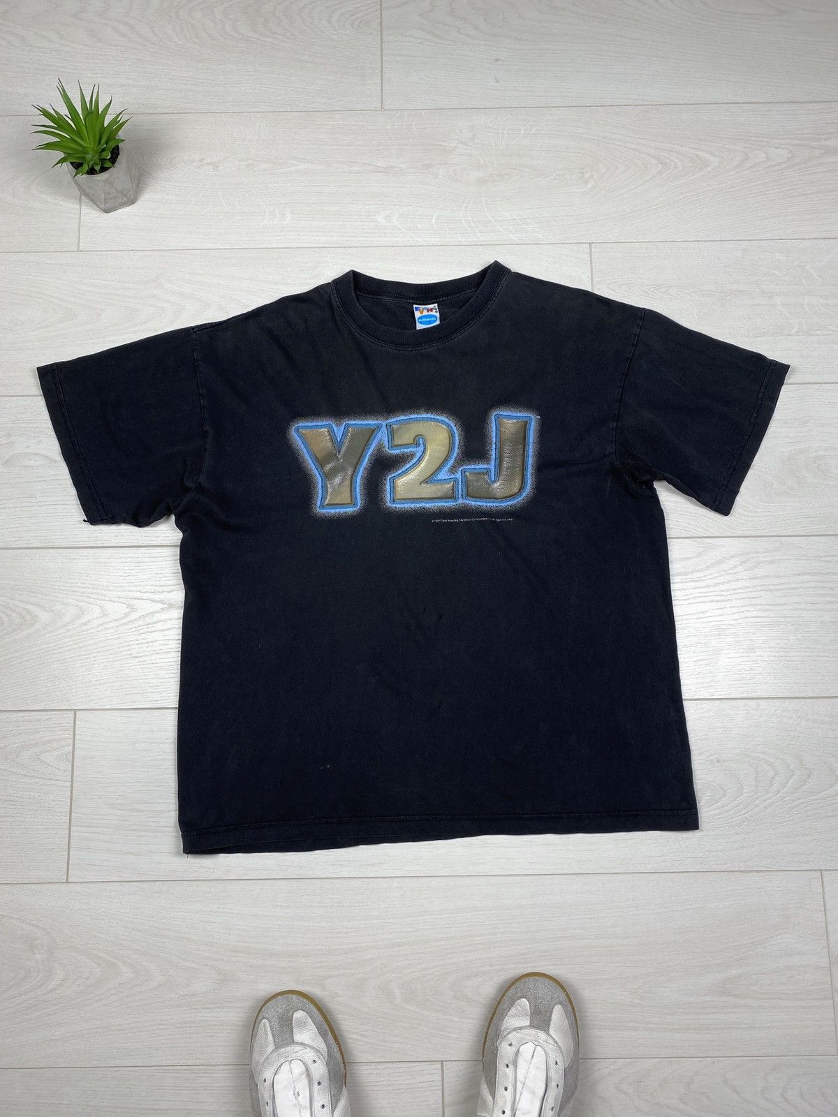Vintage × Wwe × Wwf Vintage 1998 WWE Chris Jericho Y2J 90s Tee Shirt ...