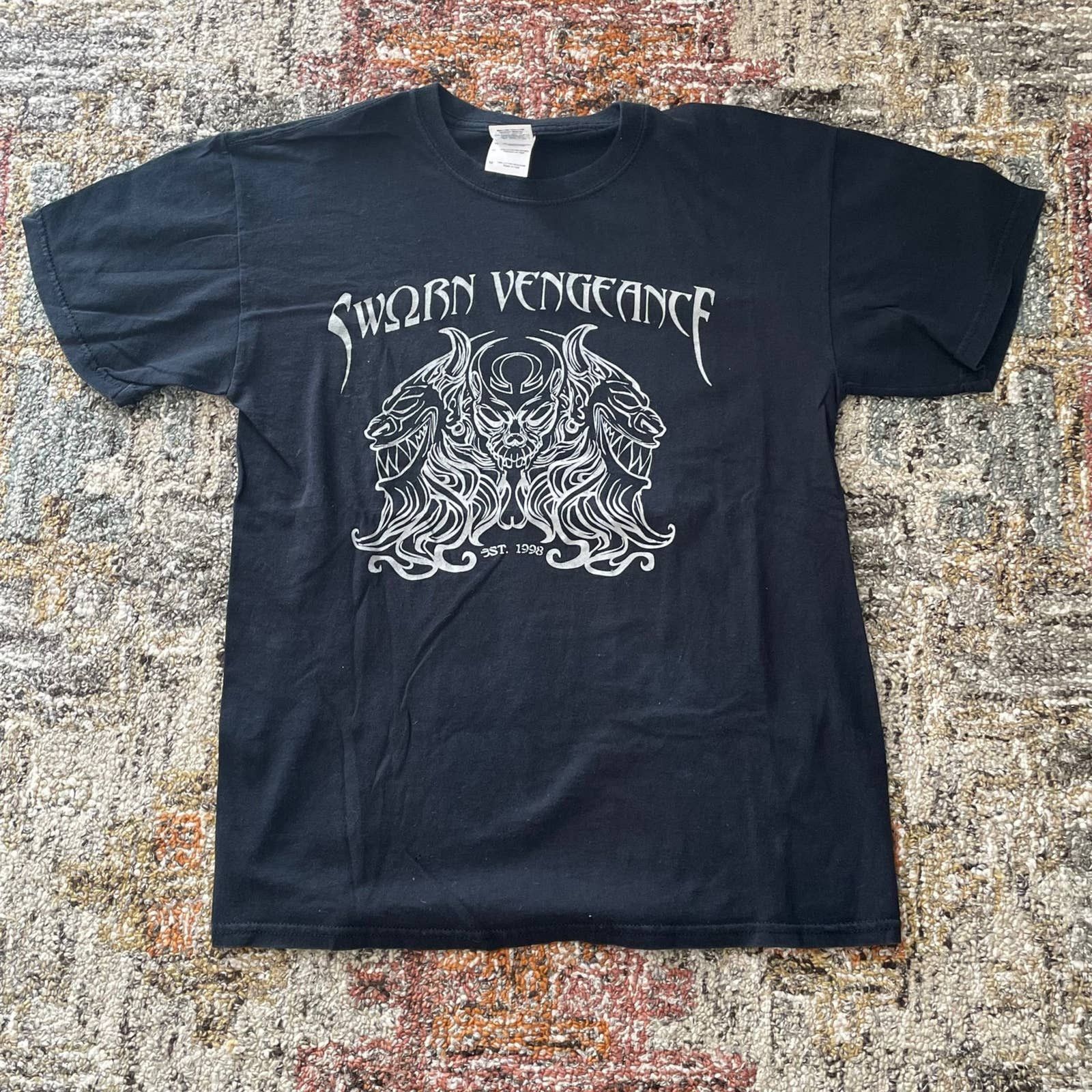 Gildan Sworn Vengeance T-Shirt Tee hardcore metalcore beatdown sxe ...