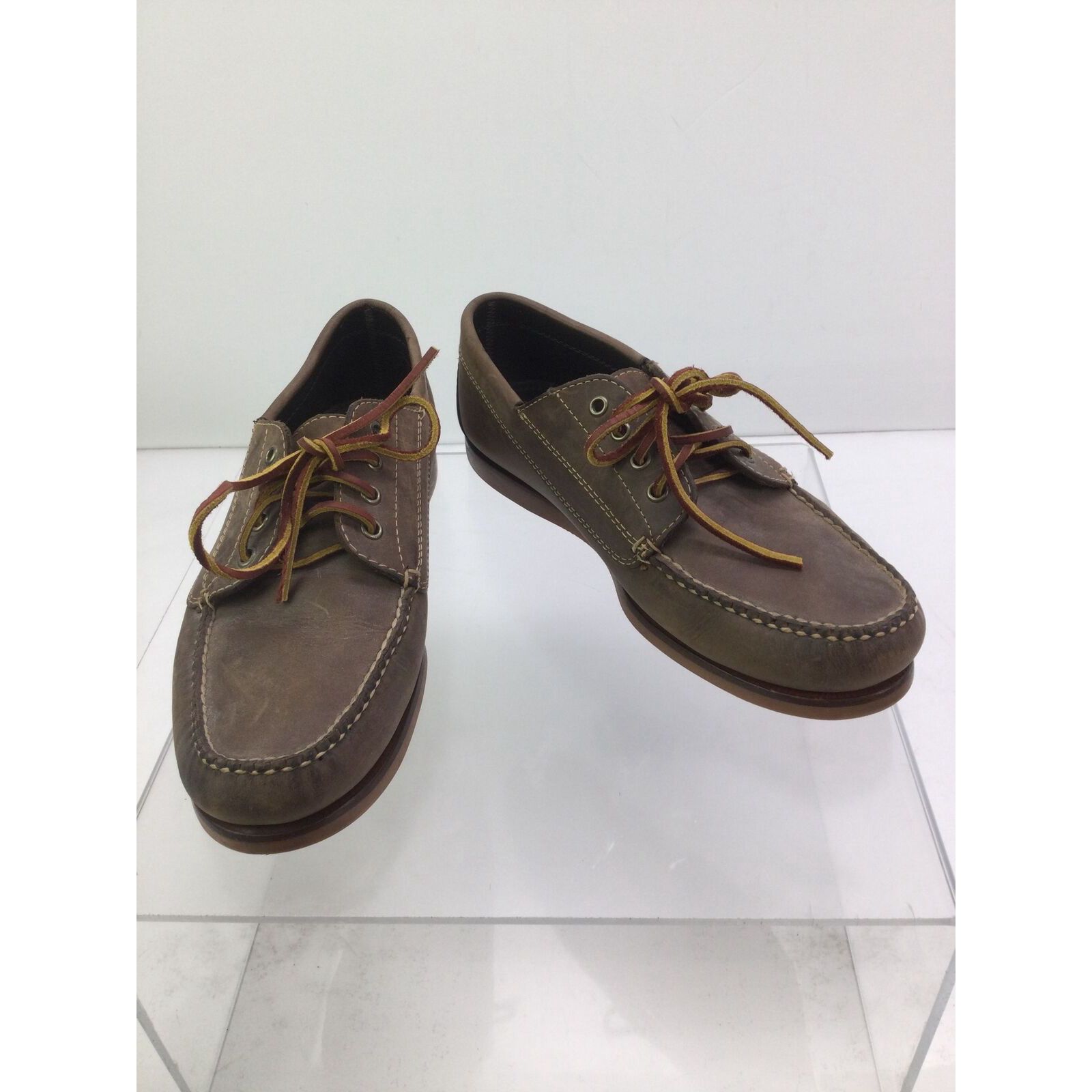 Vintage L.L. Bean Signature Brown Leather Jackman Blucher Moc Shoes 11D ...