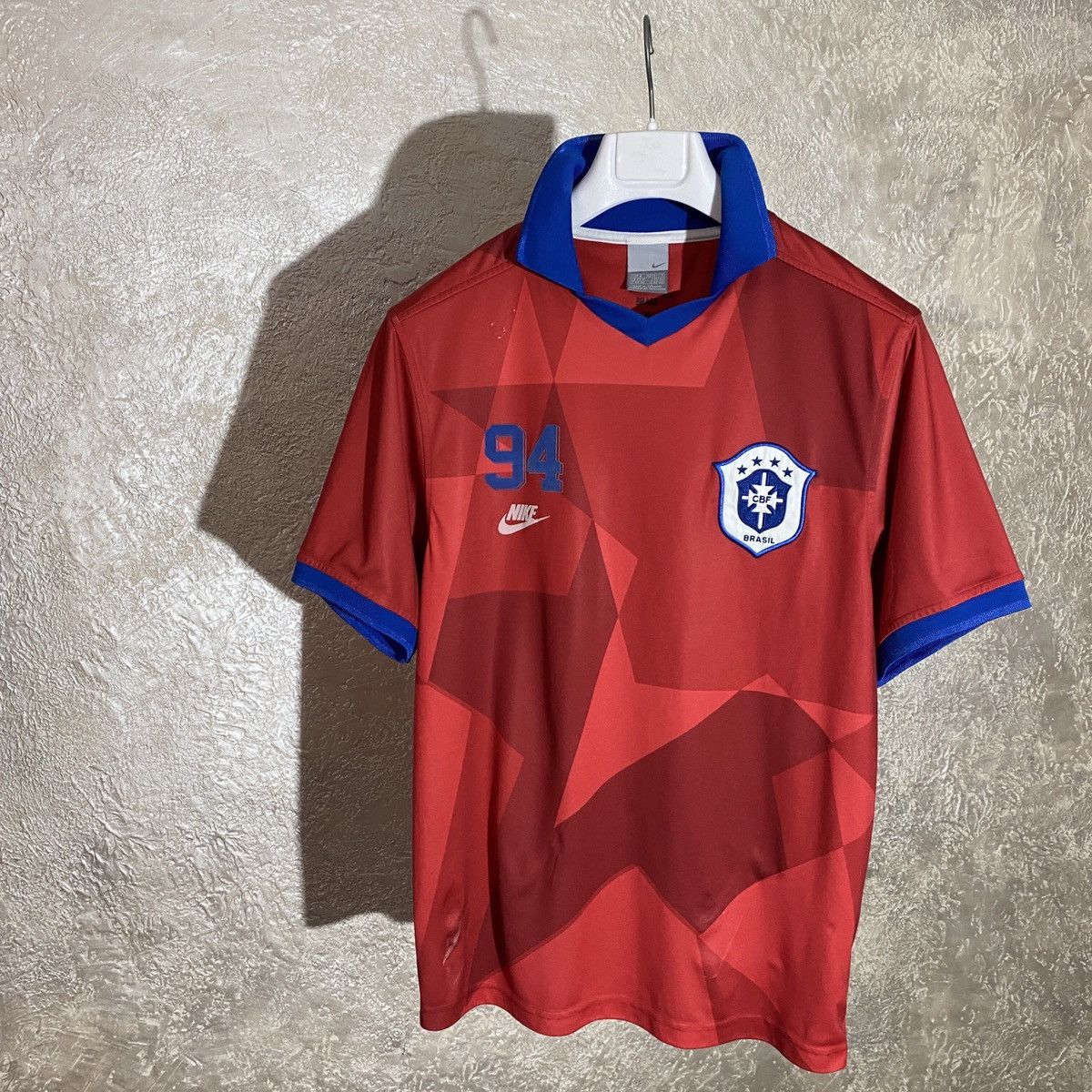 Nike Blokecore ⚽️ Nike Brazil 94 vintage football shirt rare kit | Grailed