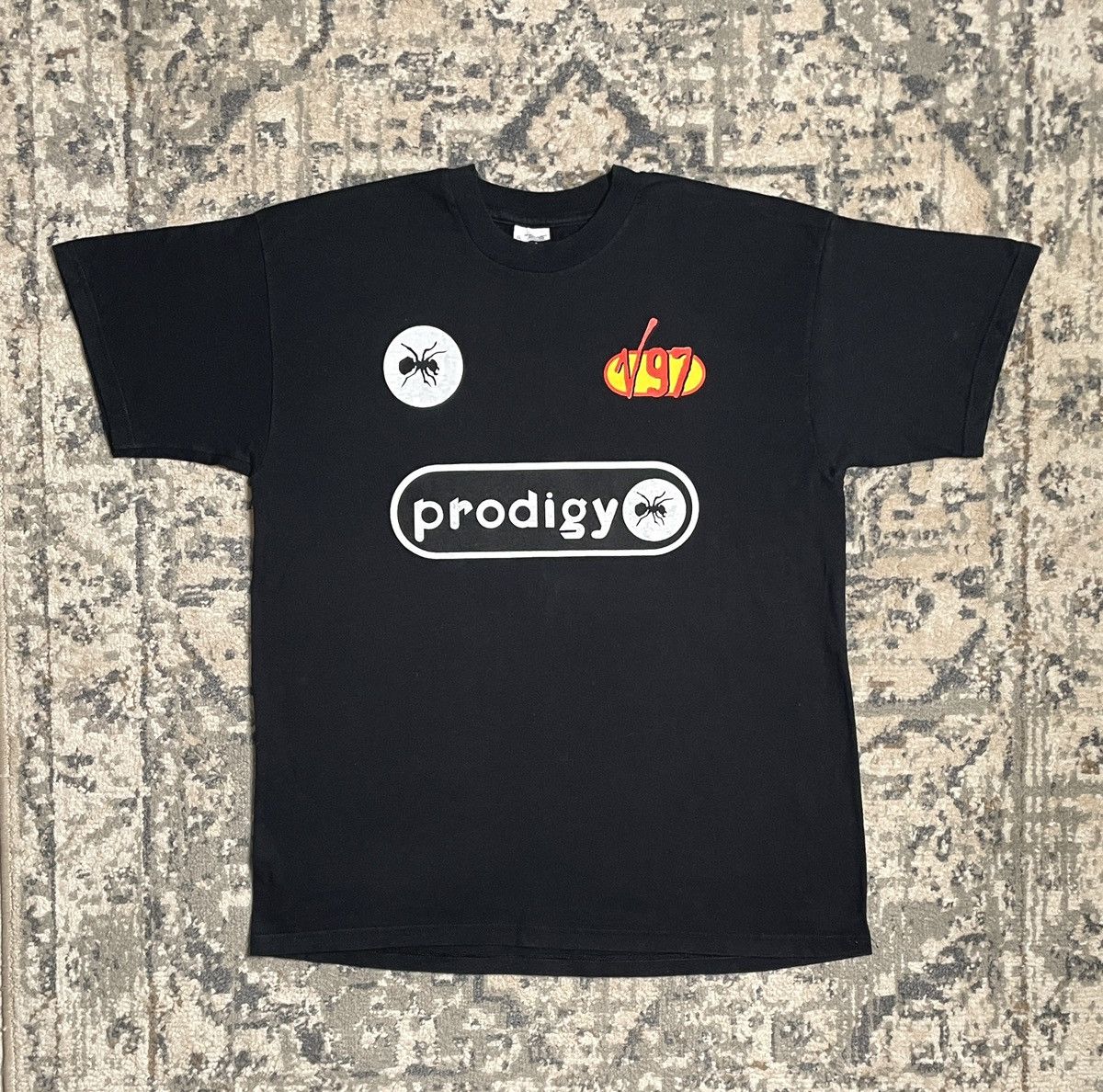 Vintage Vintage Black T-shirt Tee Prodigy V97 Festival Rare | Grailed