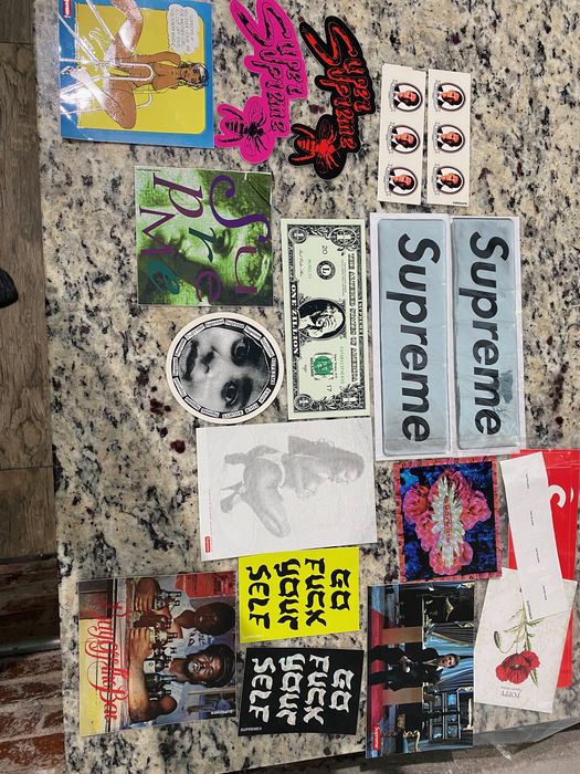 Supreme LOT OF RARE SUPREME STICKERS | Grailed