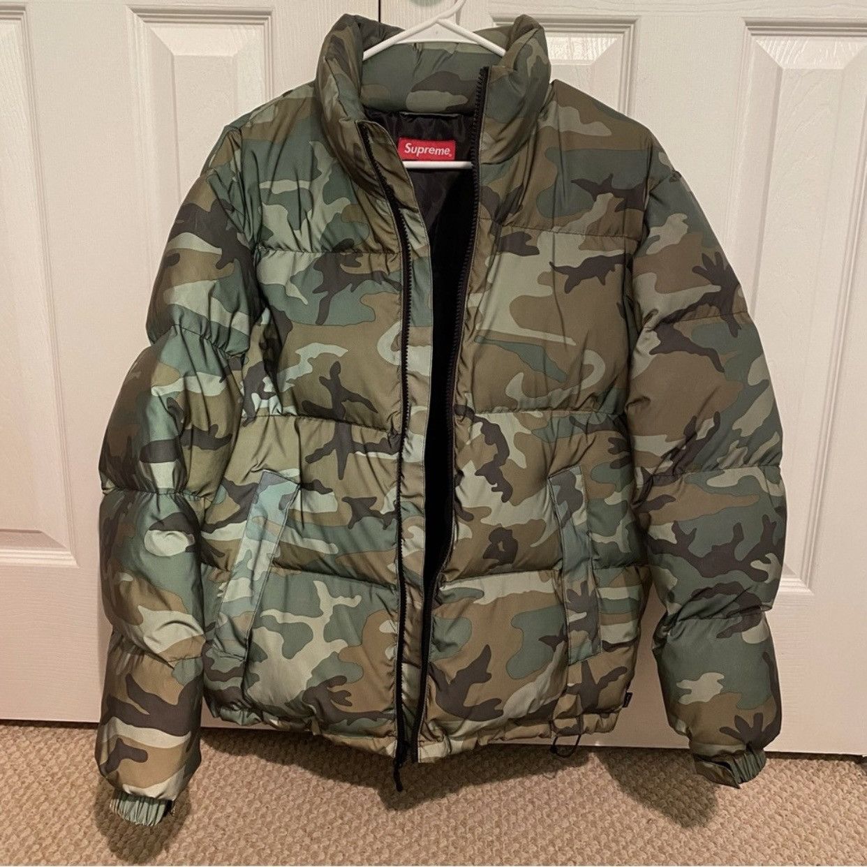 Supreme Supreme Reflective Camo Down Jacket | Grailed