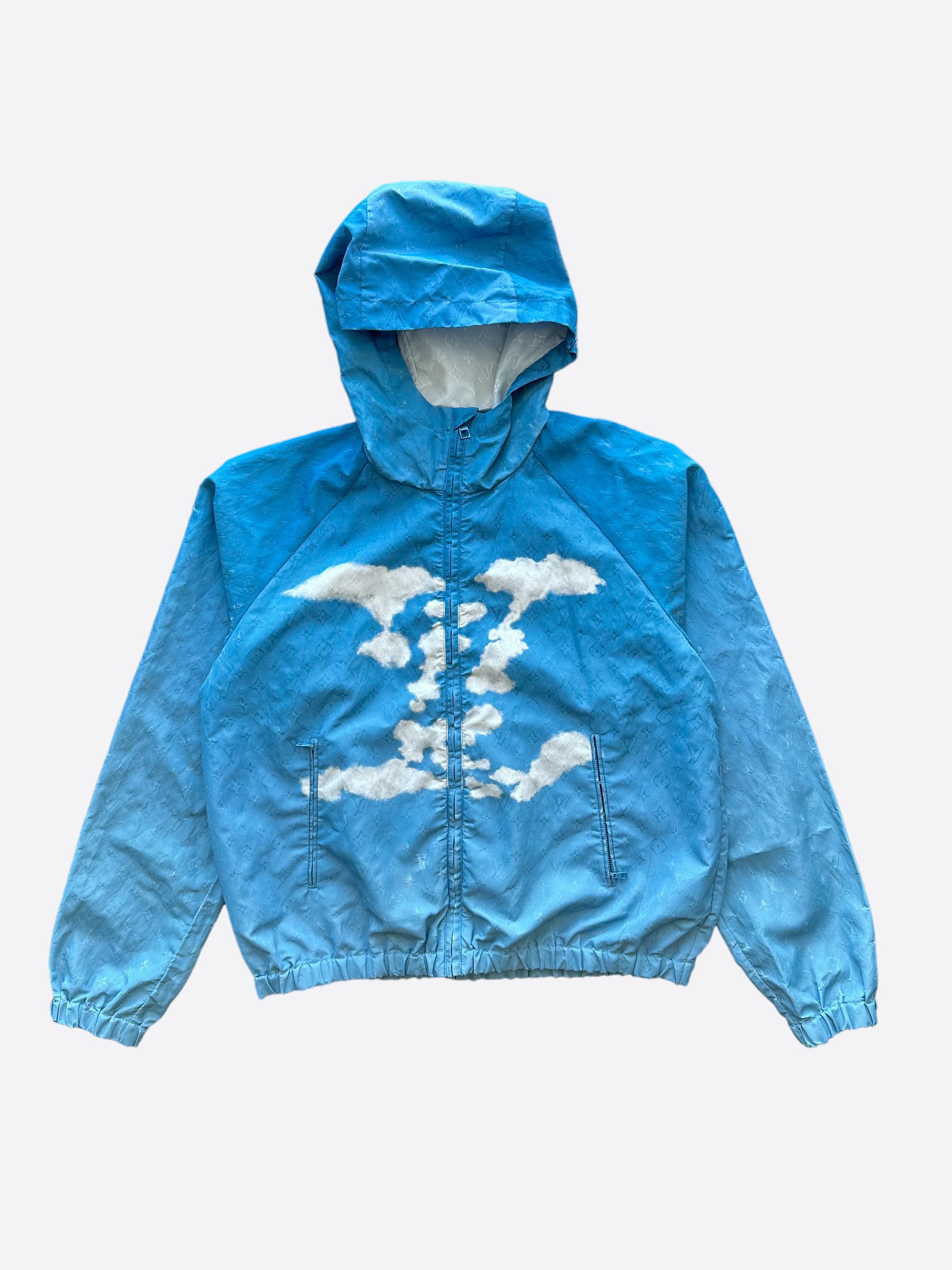 Louis Vuitton Louis Vuitton Blue Cloud Monogram Windbreaker | Grailed