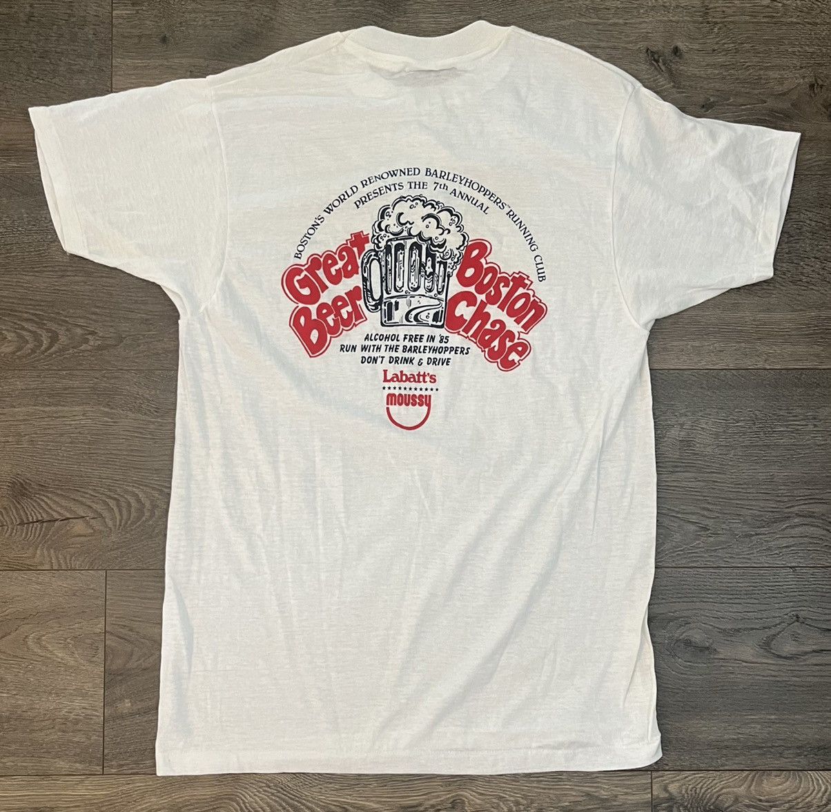 Streetwear × Vintage Vintage 1985 Boston Barleyhoppers Running Club Tee ...