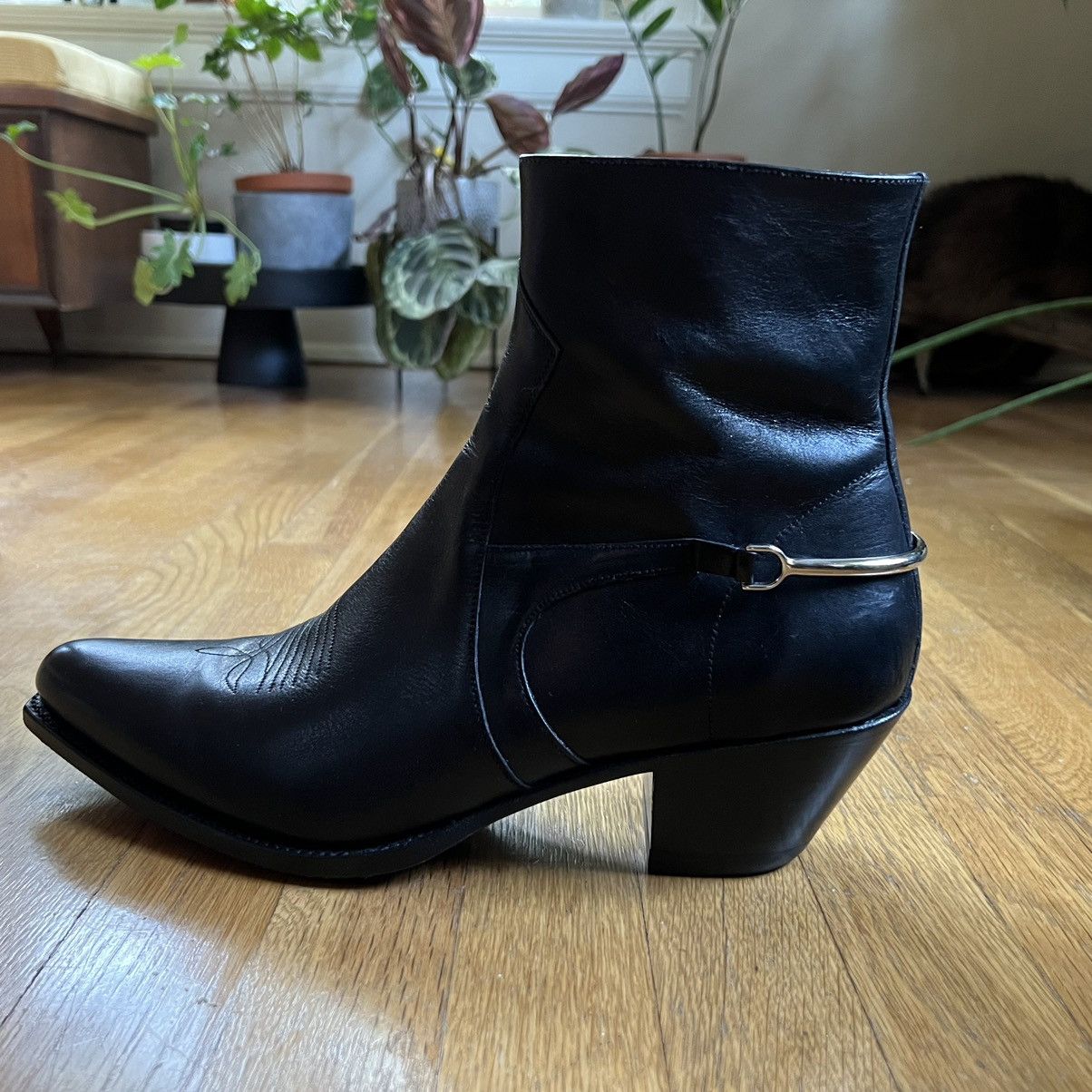 Celine Celine back bit Berlin Calvary western boot | Grailed