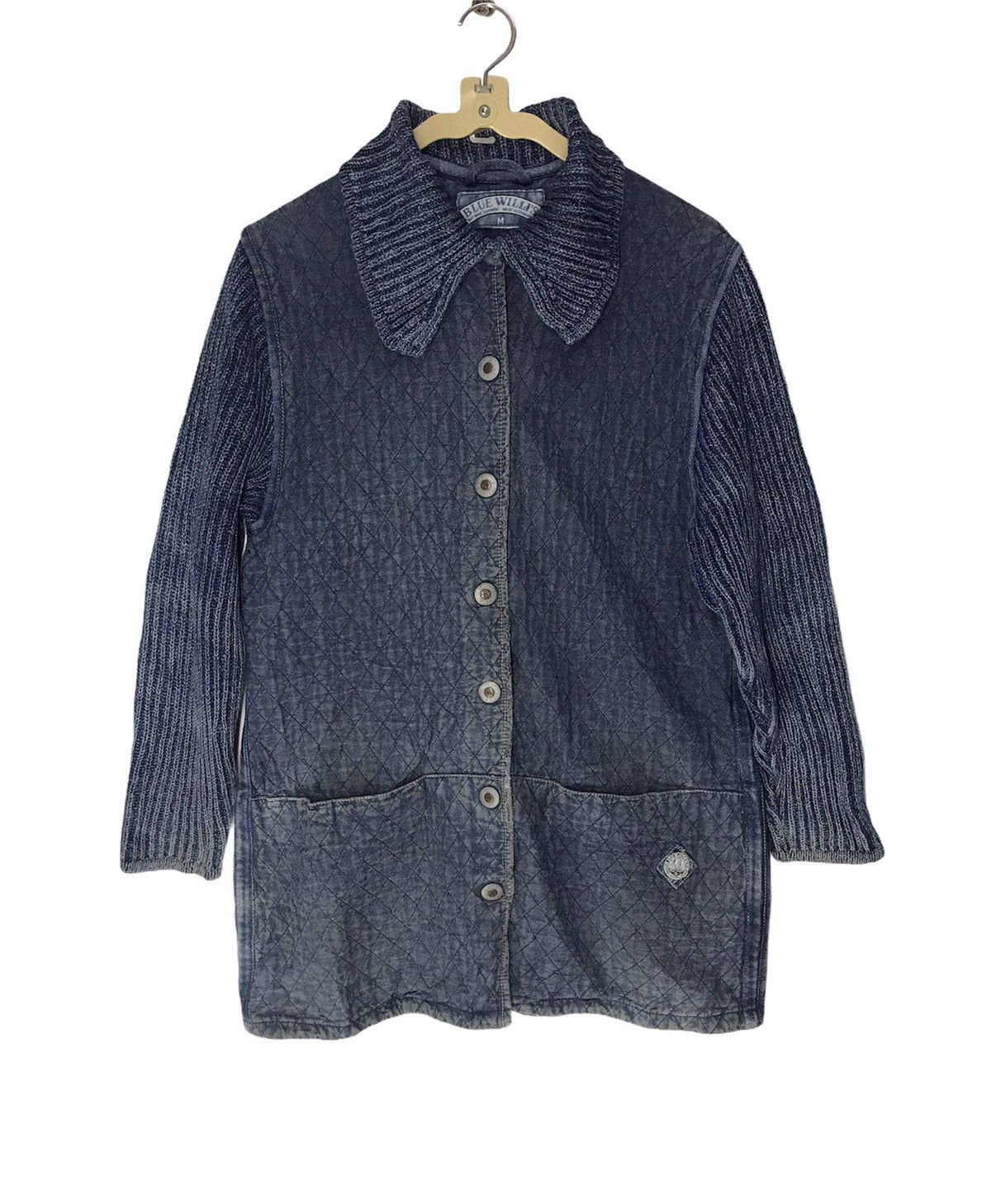Vintage Vintage Blue Willis indigo jacket made in Denmark | Grailed