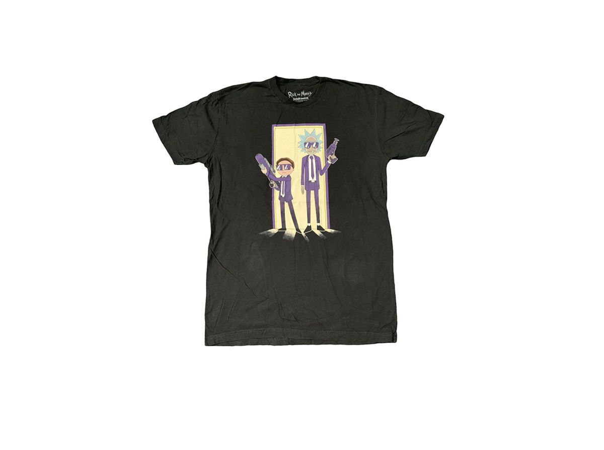Cartoon Network Rick and Marty Anime Cartoon Tee Men in Black Action ...