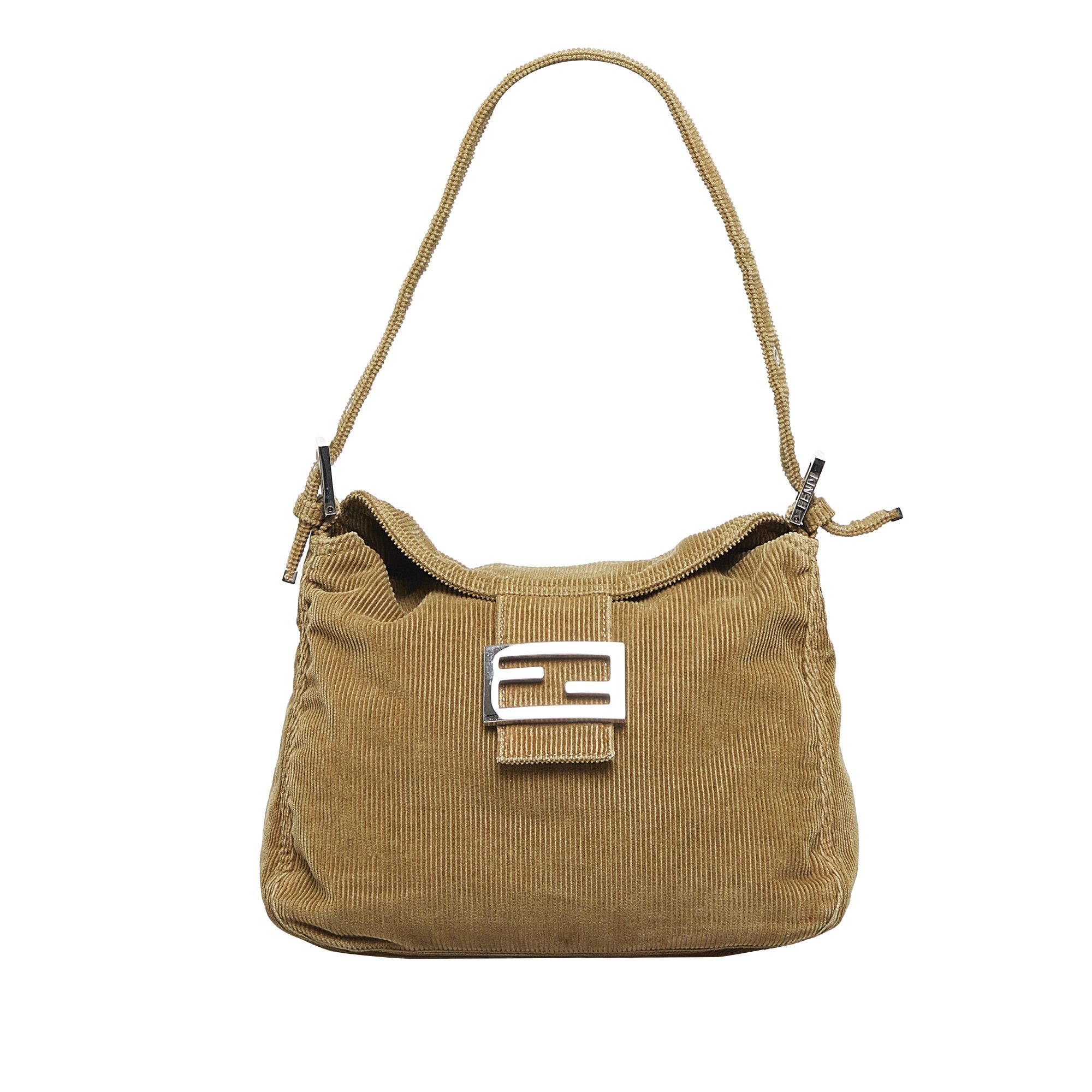 Fendi Fendi Corduroy Double Flap Shoulder Bag | Grailed
