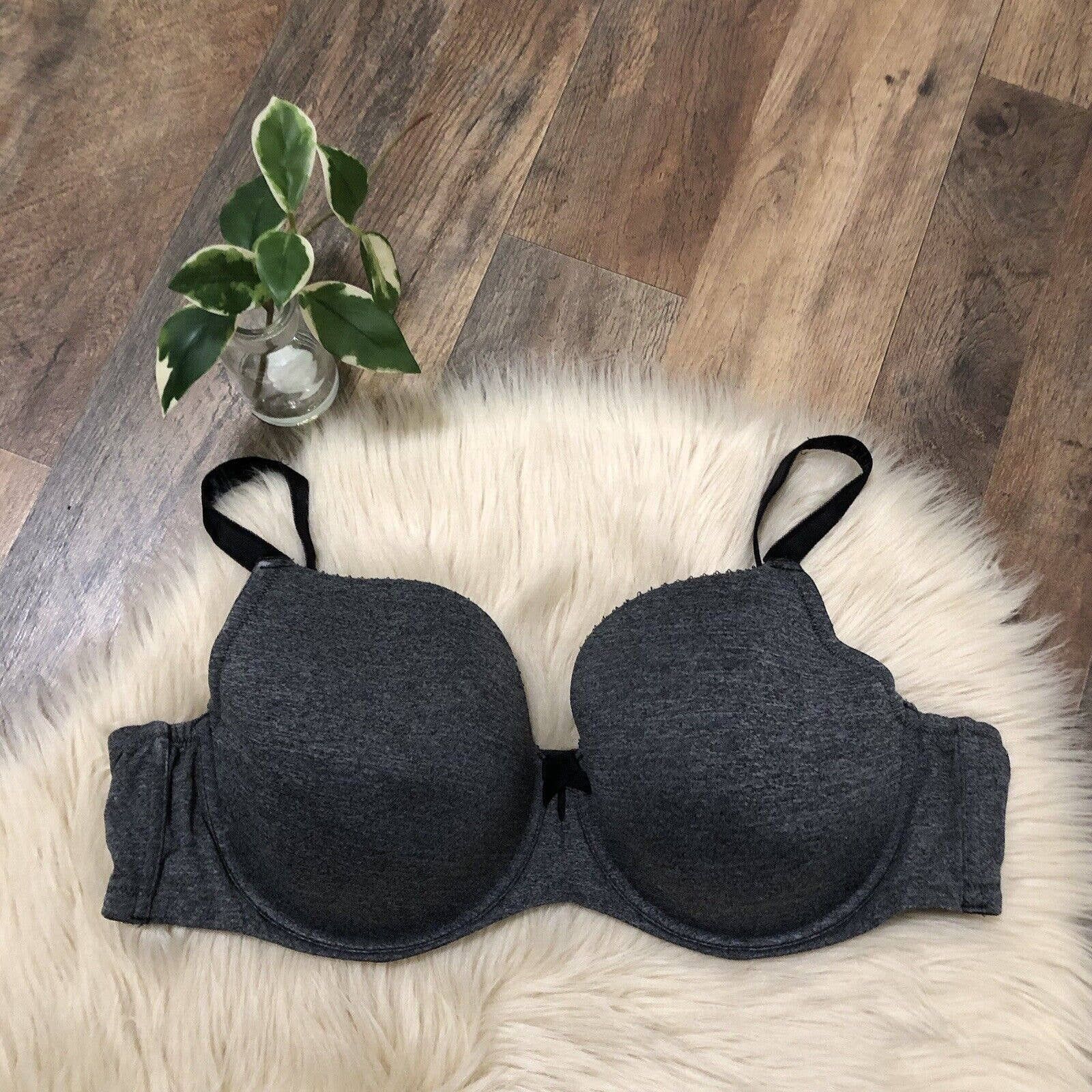 Other Torrid Curve Size 46C Gray Black Padded Underwire Bra | Grailed