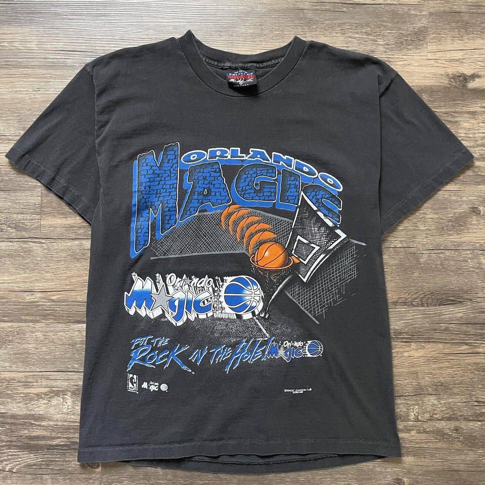 Vintage Vintage 1990s NBA Orlando Magic Magic Johnson T's T-Shirt L ...