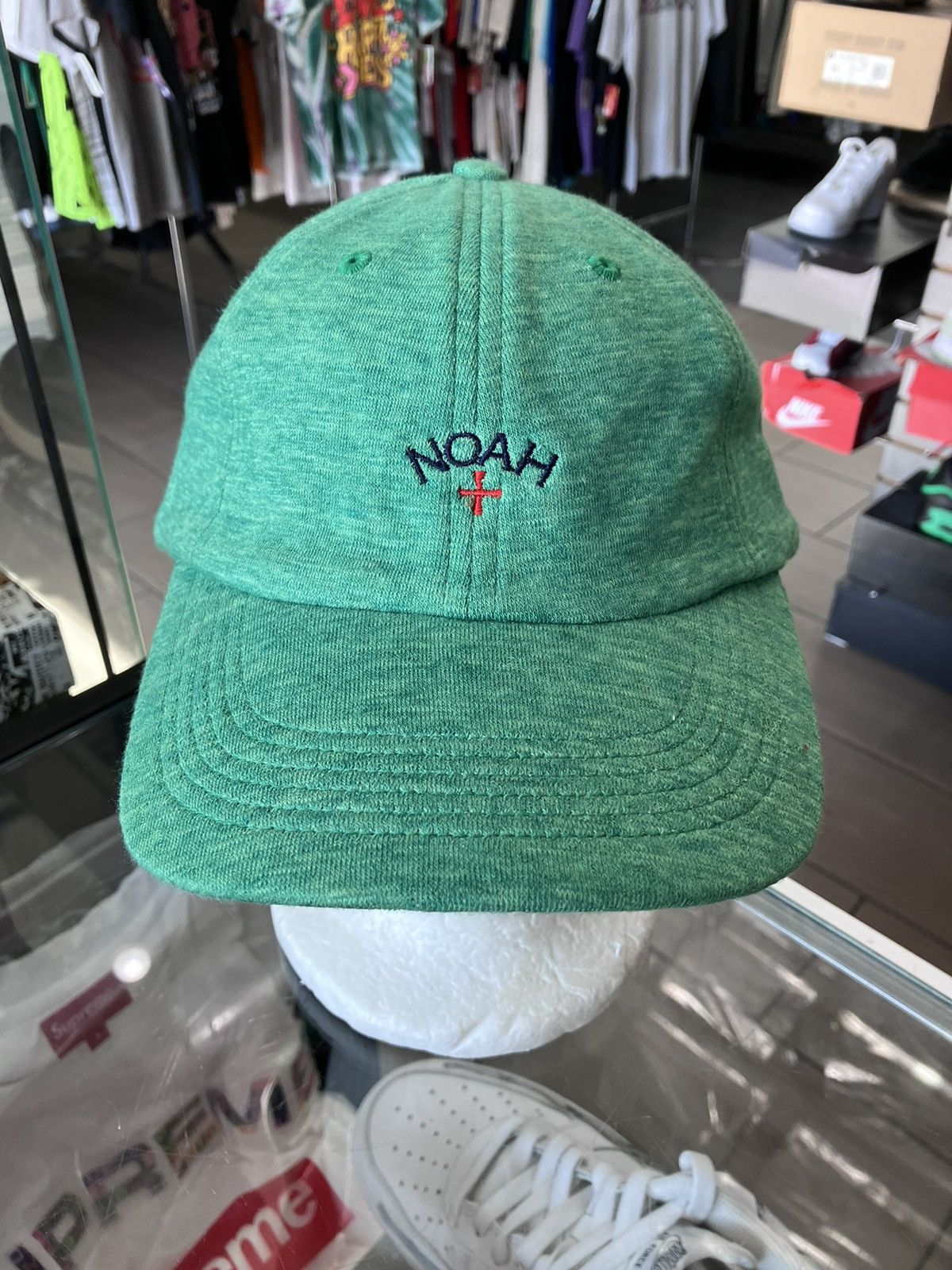 Noah Noah Core Logo Green Baseball Dad Hat Cap | Grailed