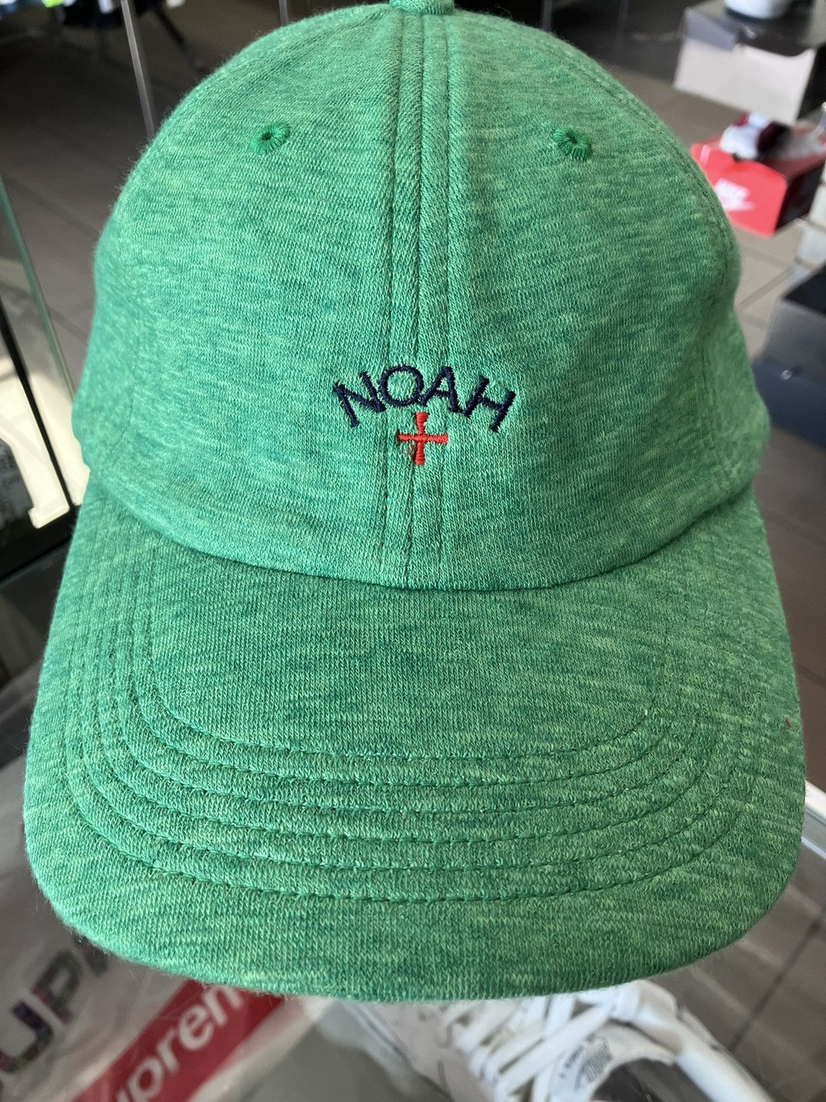 Noah Noah Core Logo Green Baseball Dad Hat Cap | Grailed