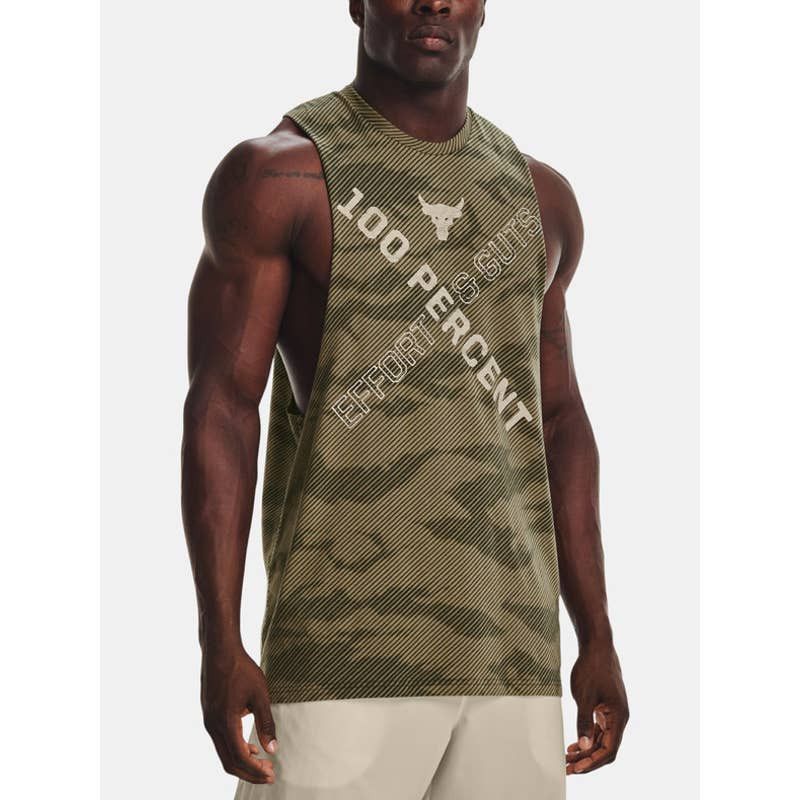 Under Armour *Rare* Under Armour PROJECT ROCK 100 PERCENT TANK Top ...