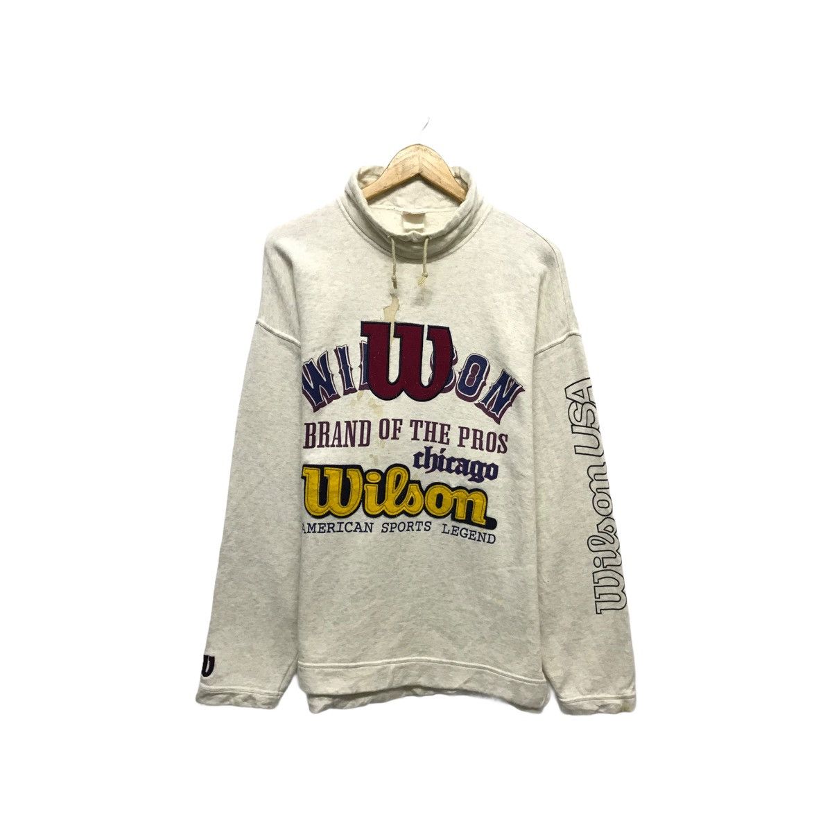 Vintage Vintage Wilson Sweatshirt Wilson Sports Jumper Wilson | Grailed