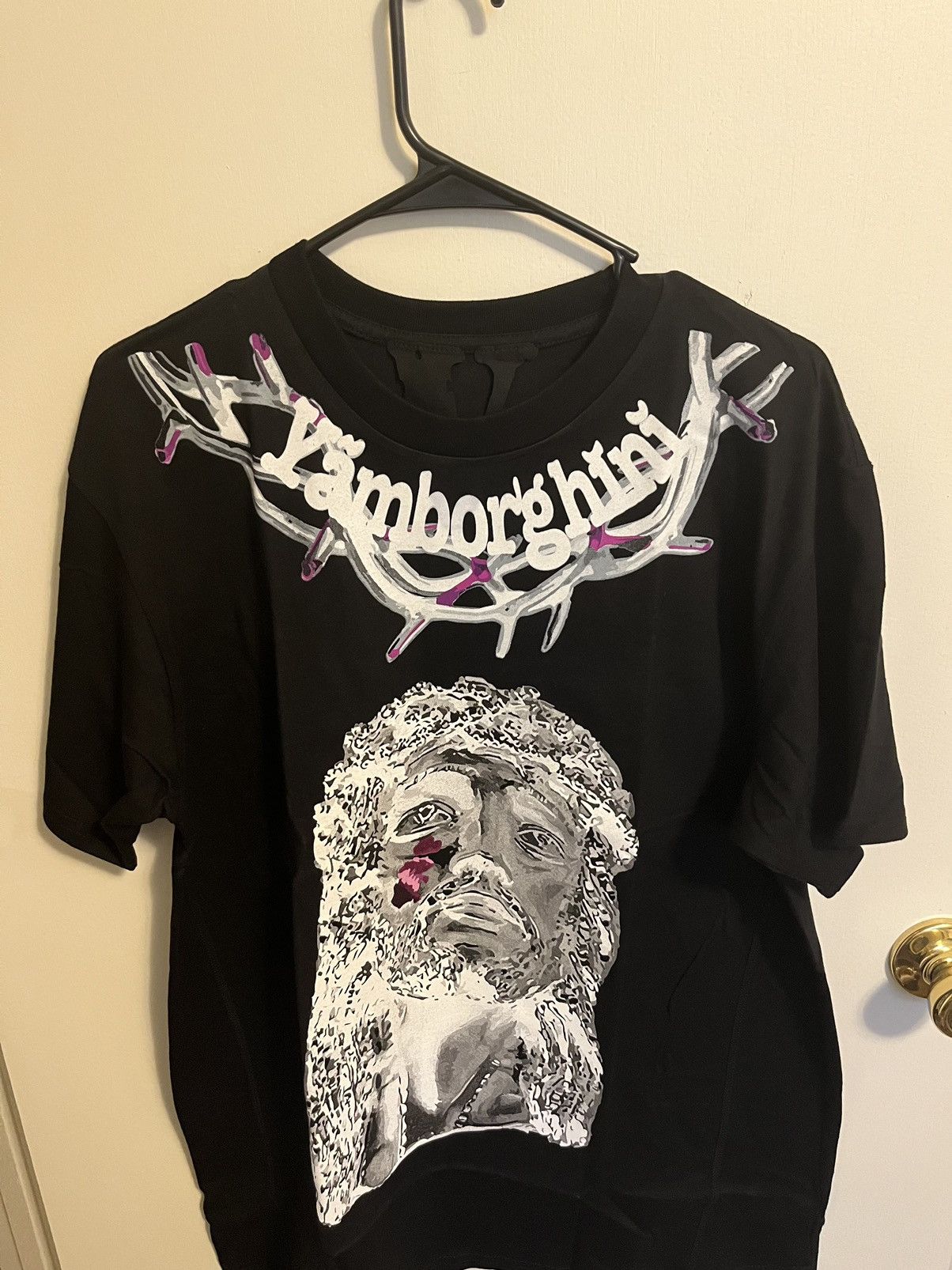 Vlone Vlone x Yams Day Jesus Piece T-Shirt ‘Black’ | Grailed