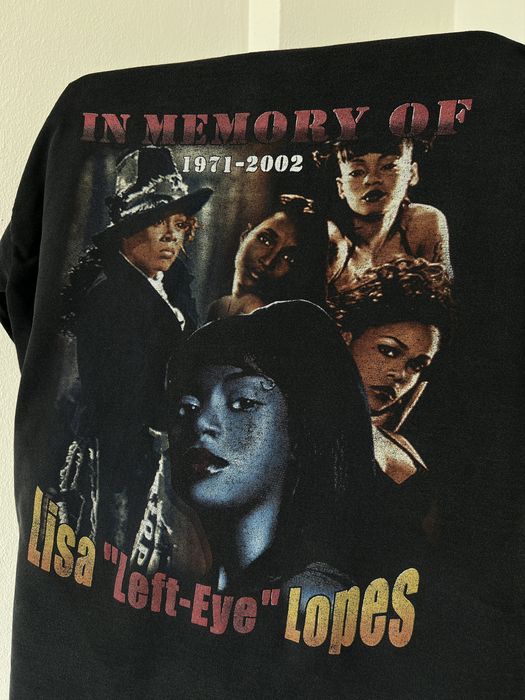 Vintage Vintage TLC Lisa Left eye Lopes Bootleg T Shirt | Grailed